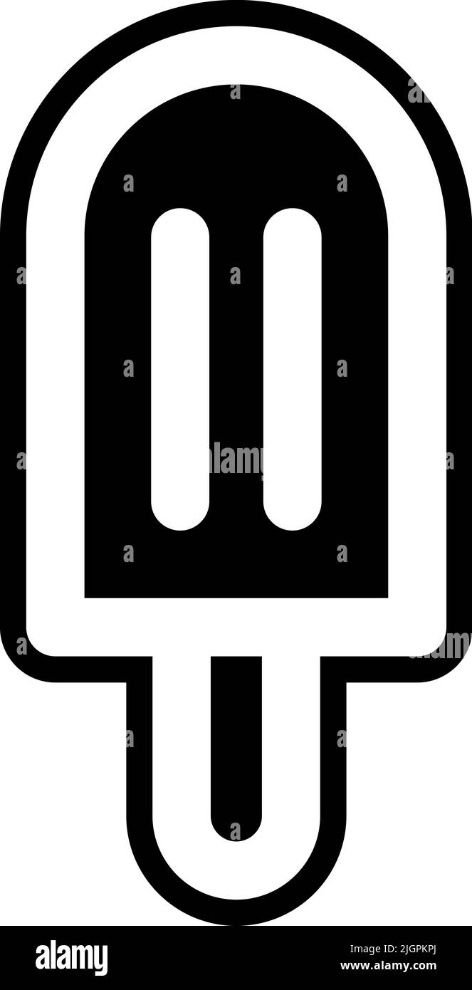 Popsicle icon simple element Stock Vector Images - Alamy