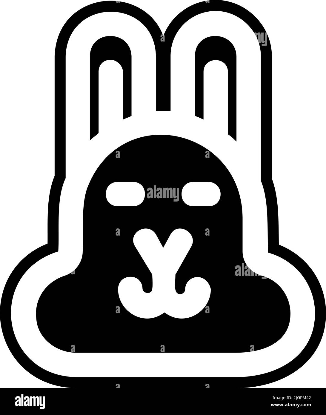 Spring rabbit icon Stock Vector Image & Art - Alamy