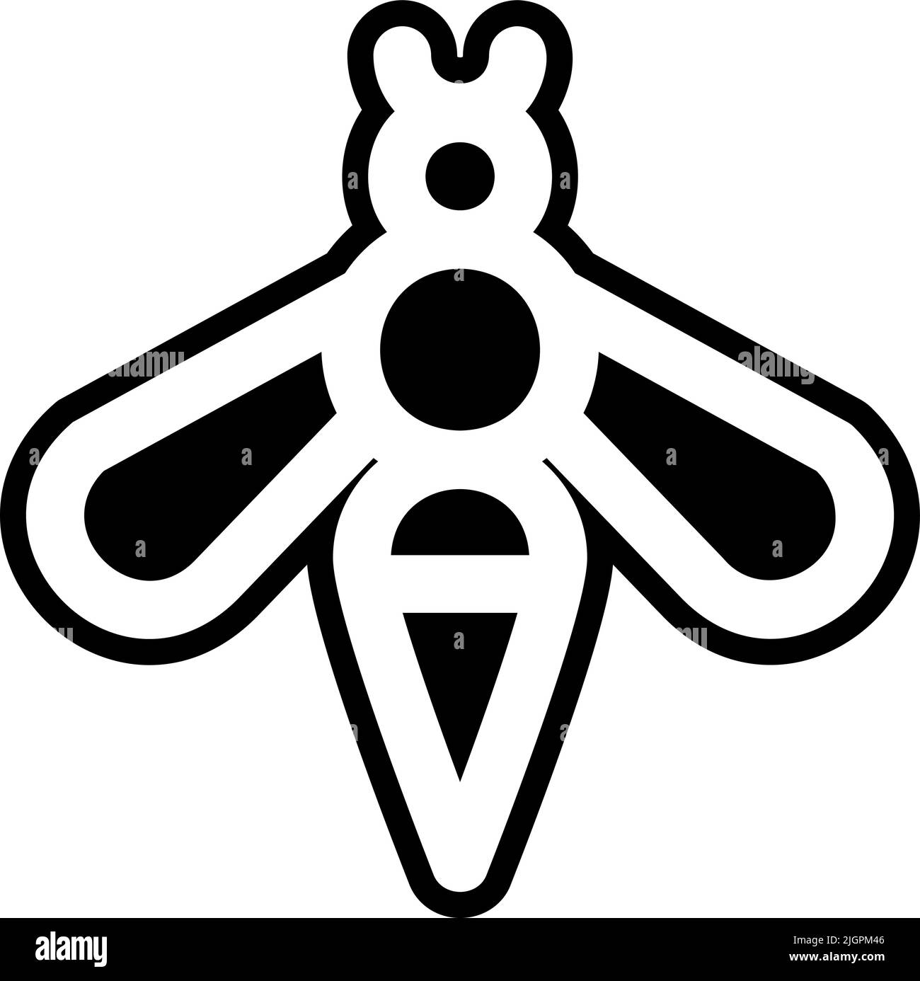 Spring bee icon Stock Vector Image & Art - Alamy