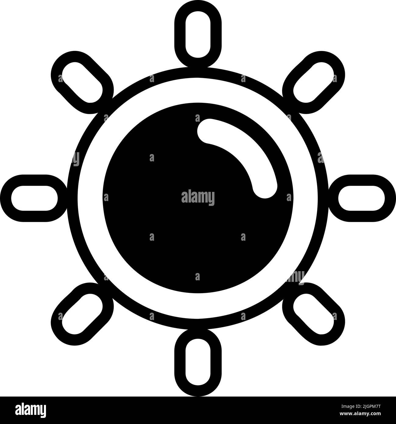 Spring sun icon Stock Vector Image & Art - Alamy