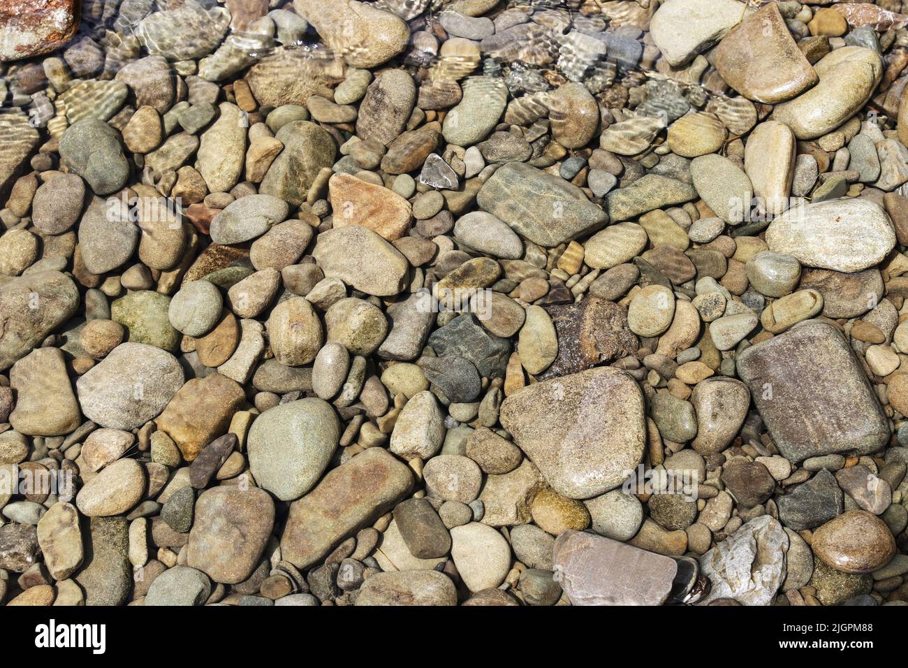 River stones under the water. Graphic resources Stock Photo - Alamy