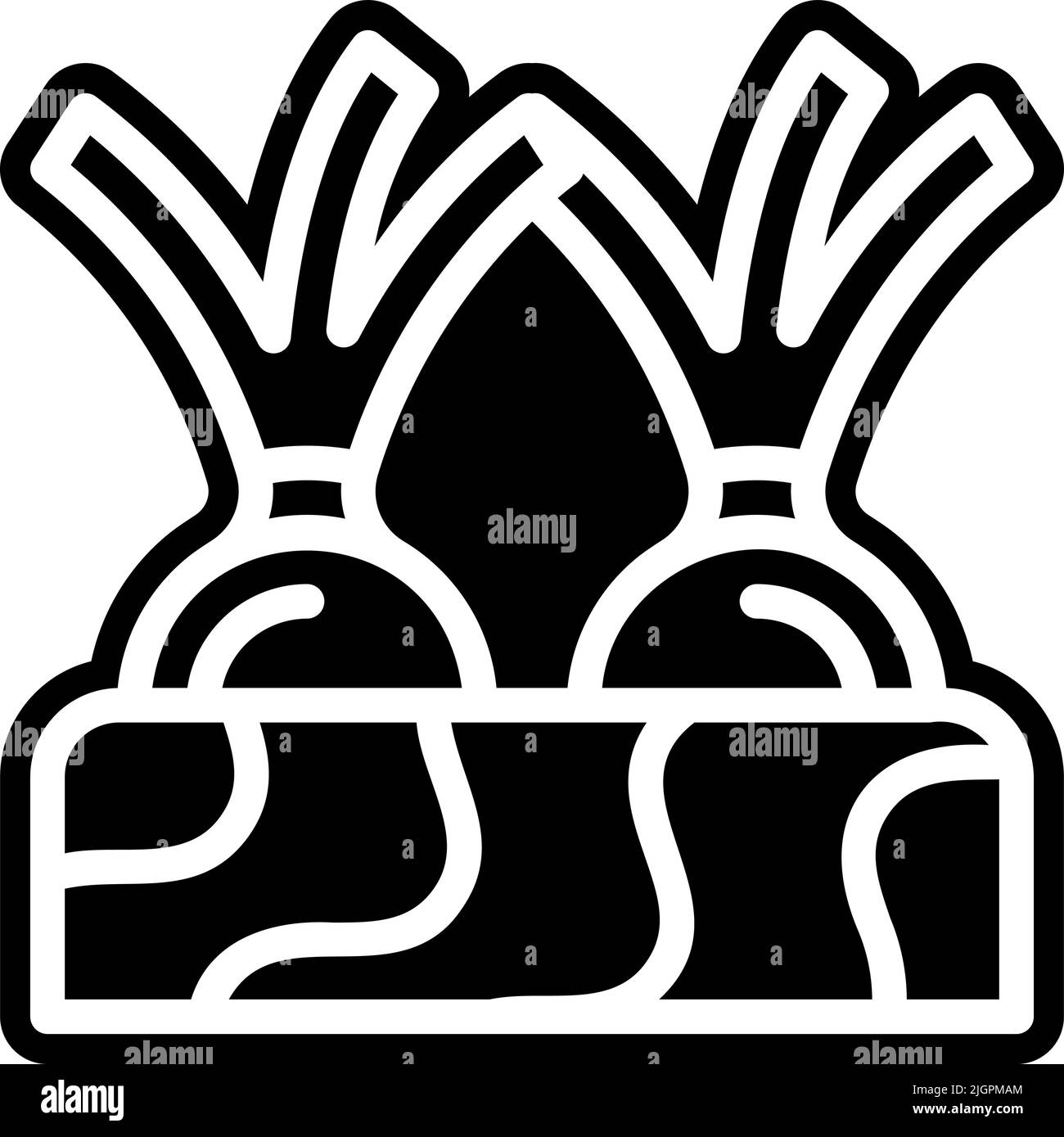 Spring shallot icon Stock Vector Image & Art - Alamy