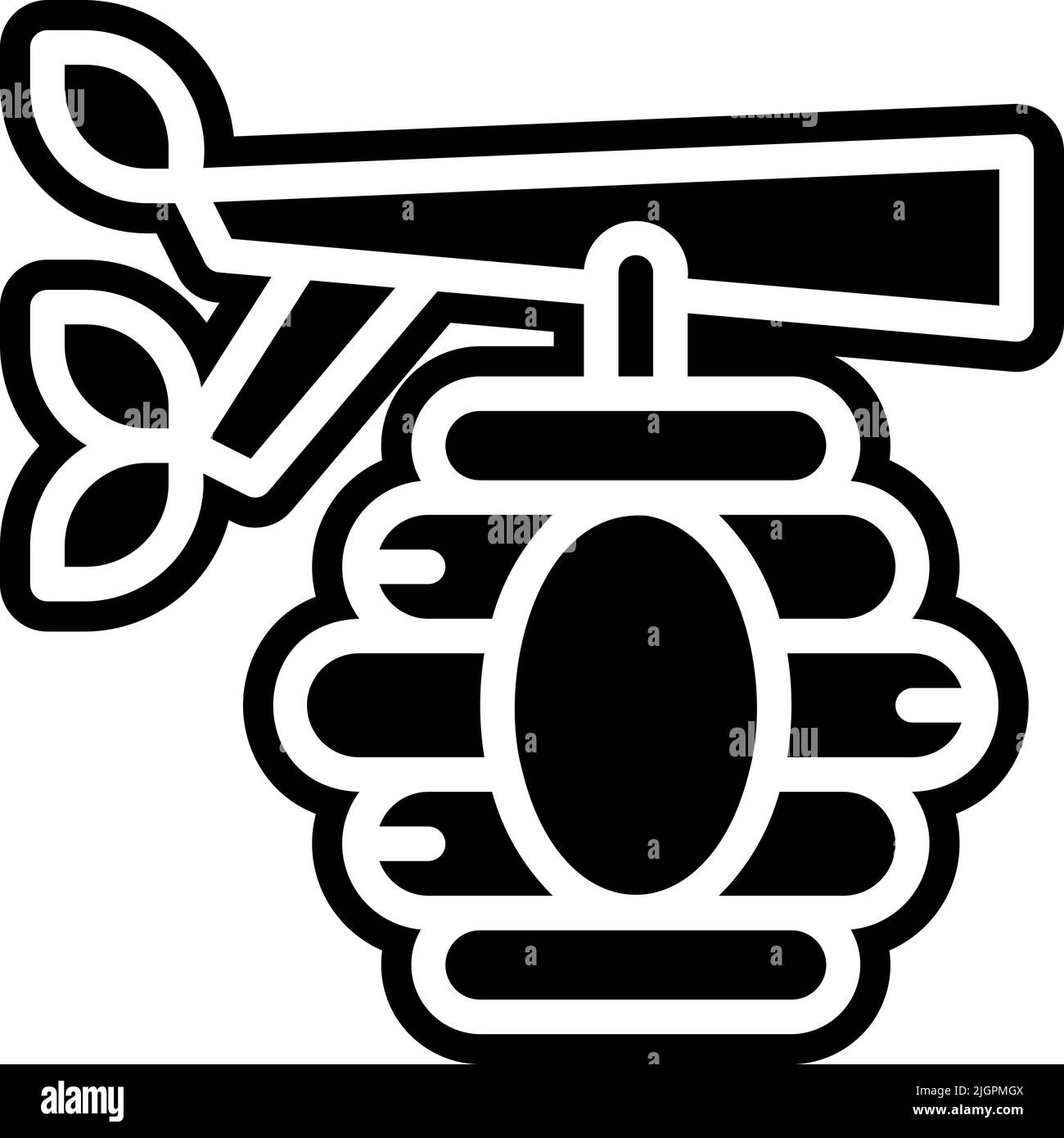 Spring bee hive icon Stock Vector Image & Art - Alamy