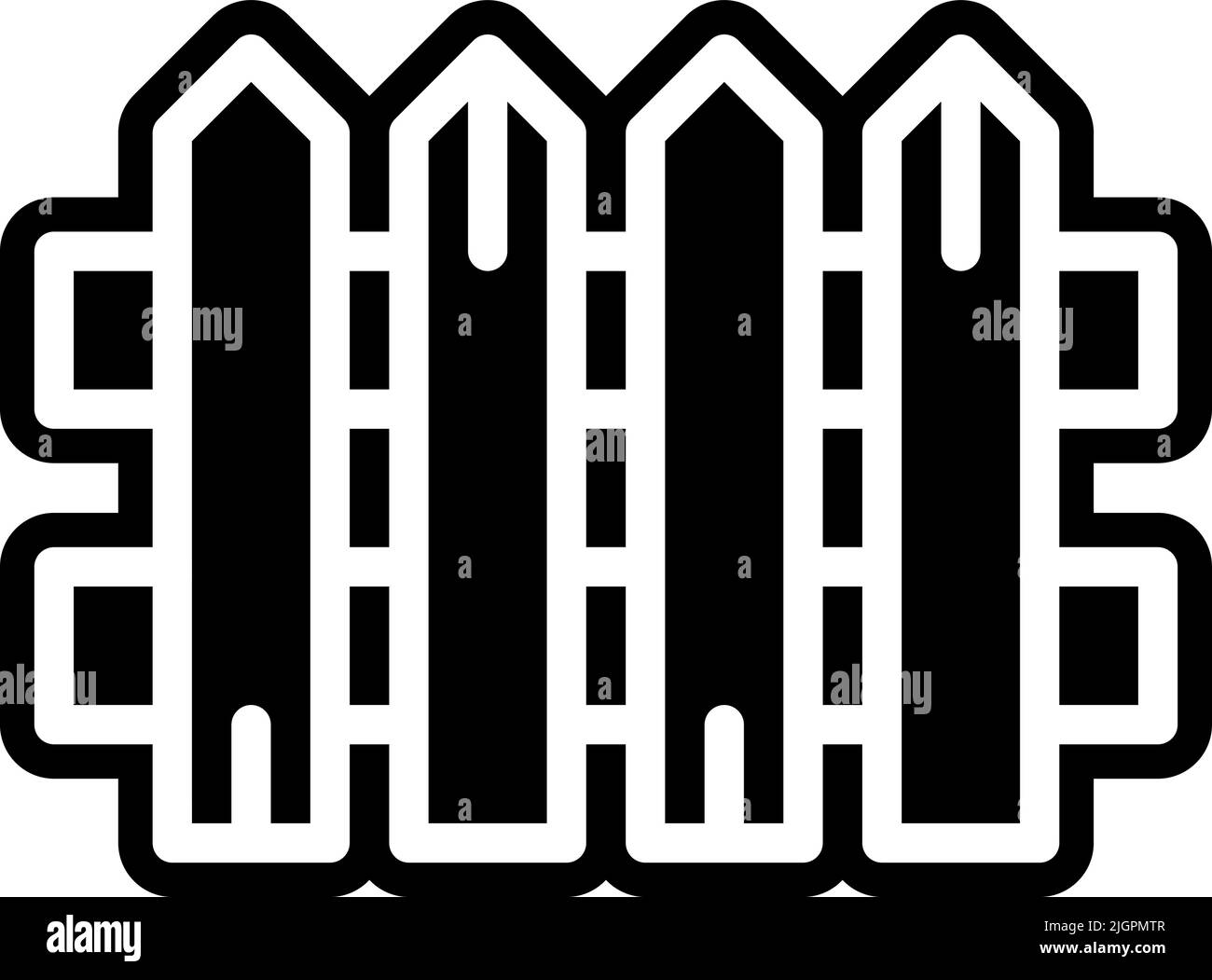 Spring fence icon Stock Vector Image & Art - Alamy