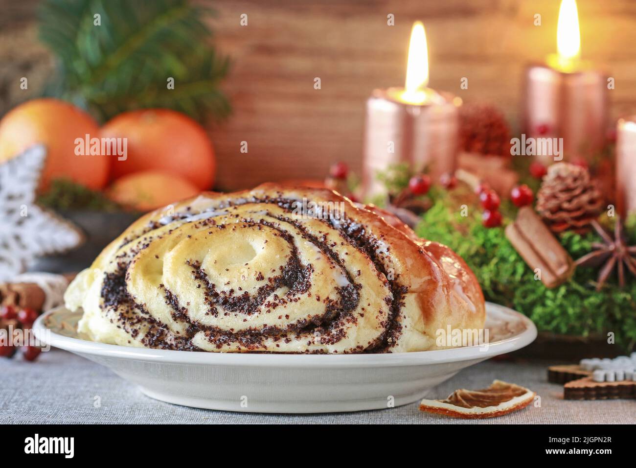 Traditional christmas decorations in sweden hi-res stock photography ...