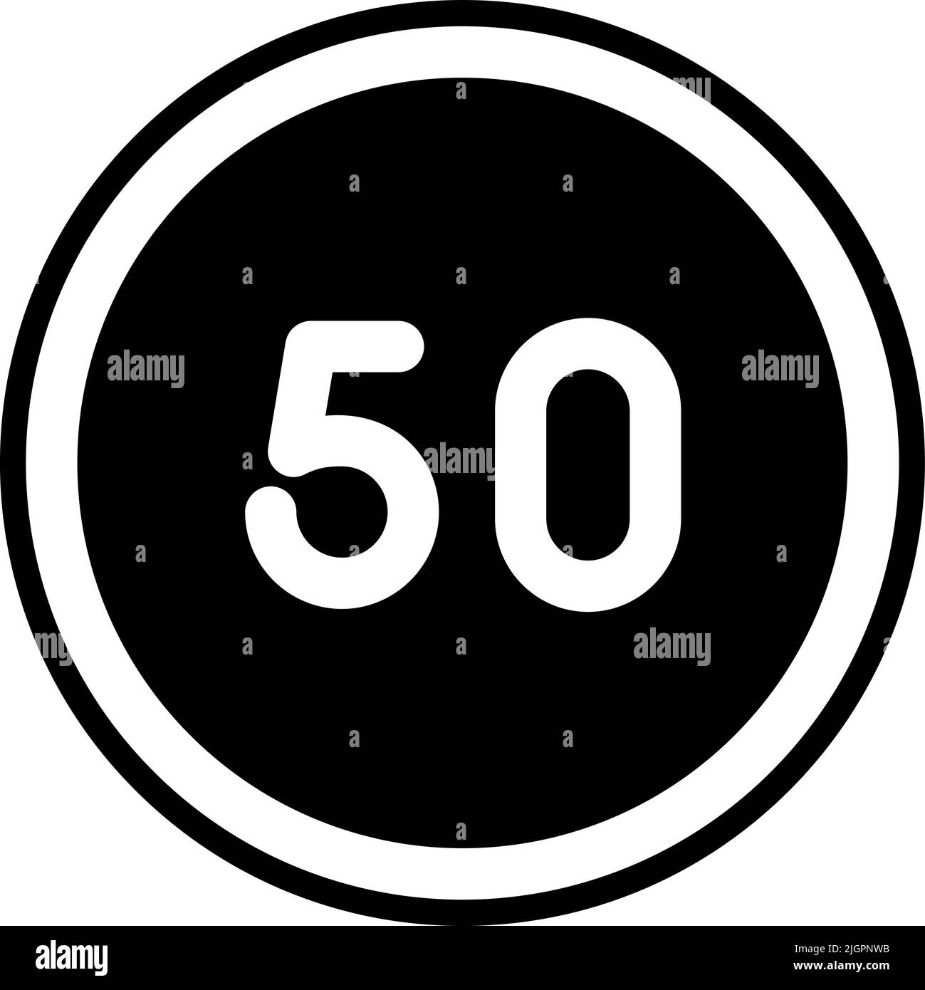Traffic signs speed limit icon Stock Vector Image & Art - Alamy