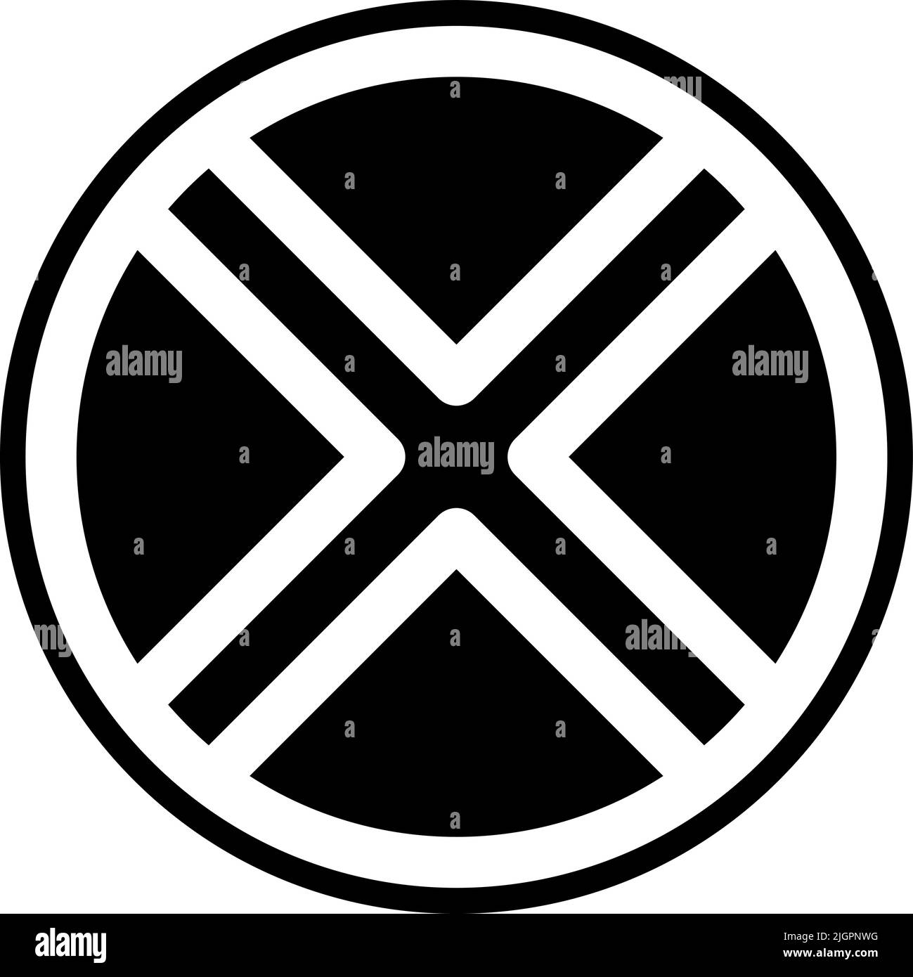 Traffic signs no stopping icon Stock Vector Image & Art - Alamy