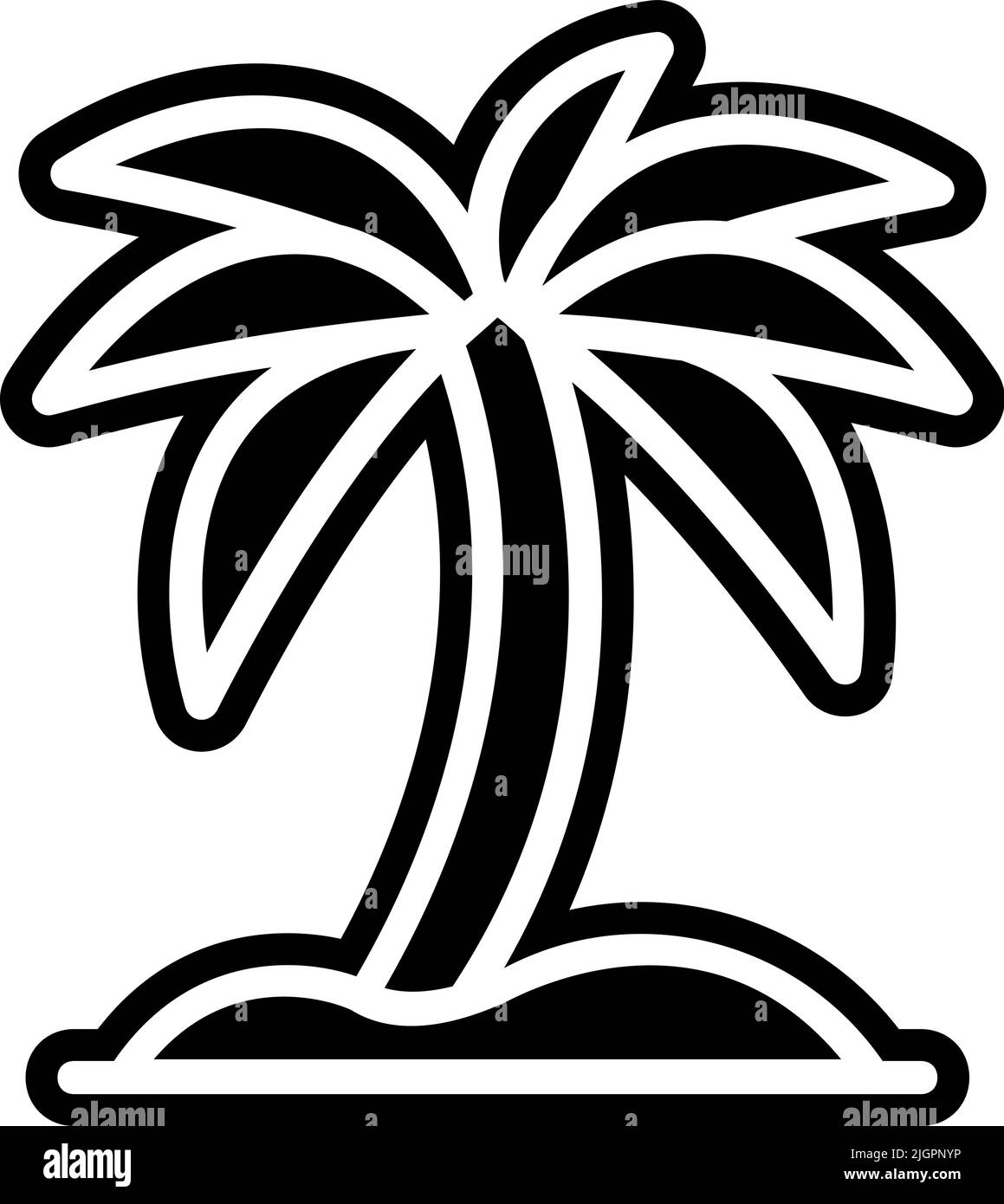 Tour and travel palm tree icon Stock Vector Image & Art - Alamy
