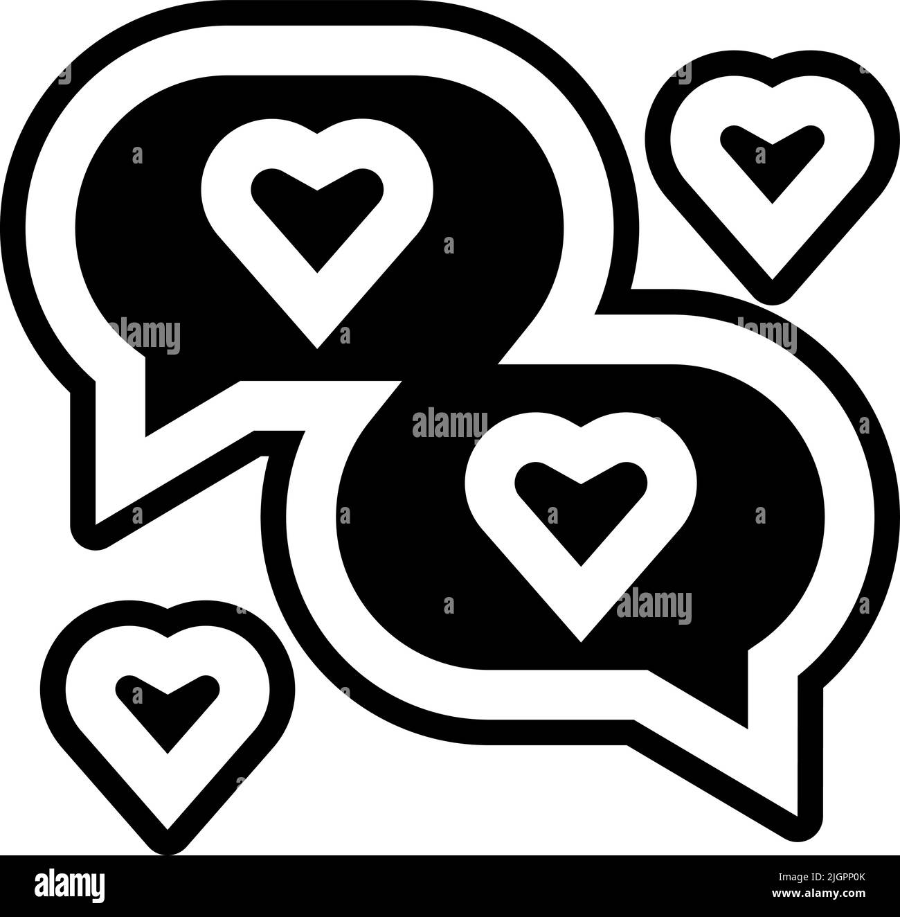 Teen age love icon Stock Vector Image & Art - Alamy
