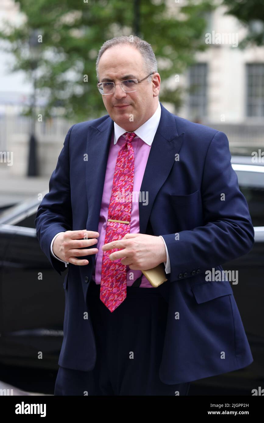 Paymaster General Michael Ellis on Whitehall in London Stock Photo - Alamy