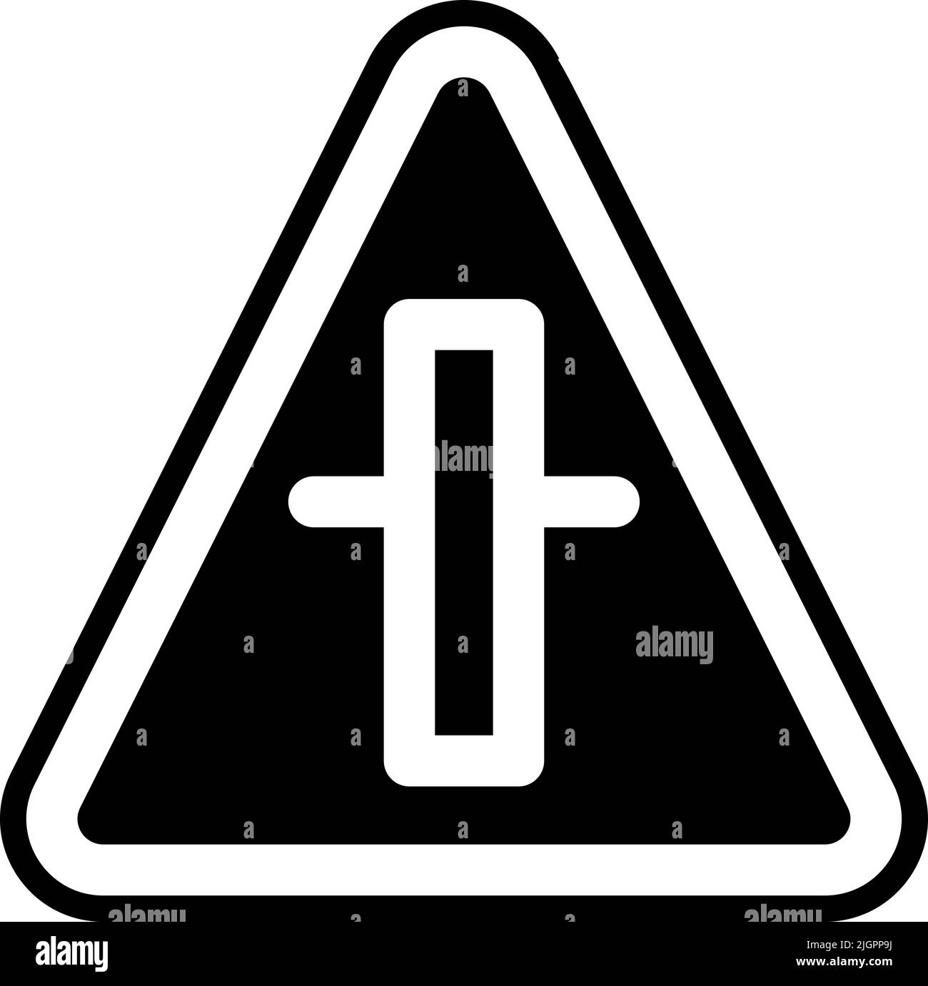 Intersection of path Black and White Stock Photos & Images - Alamy