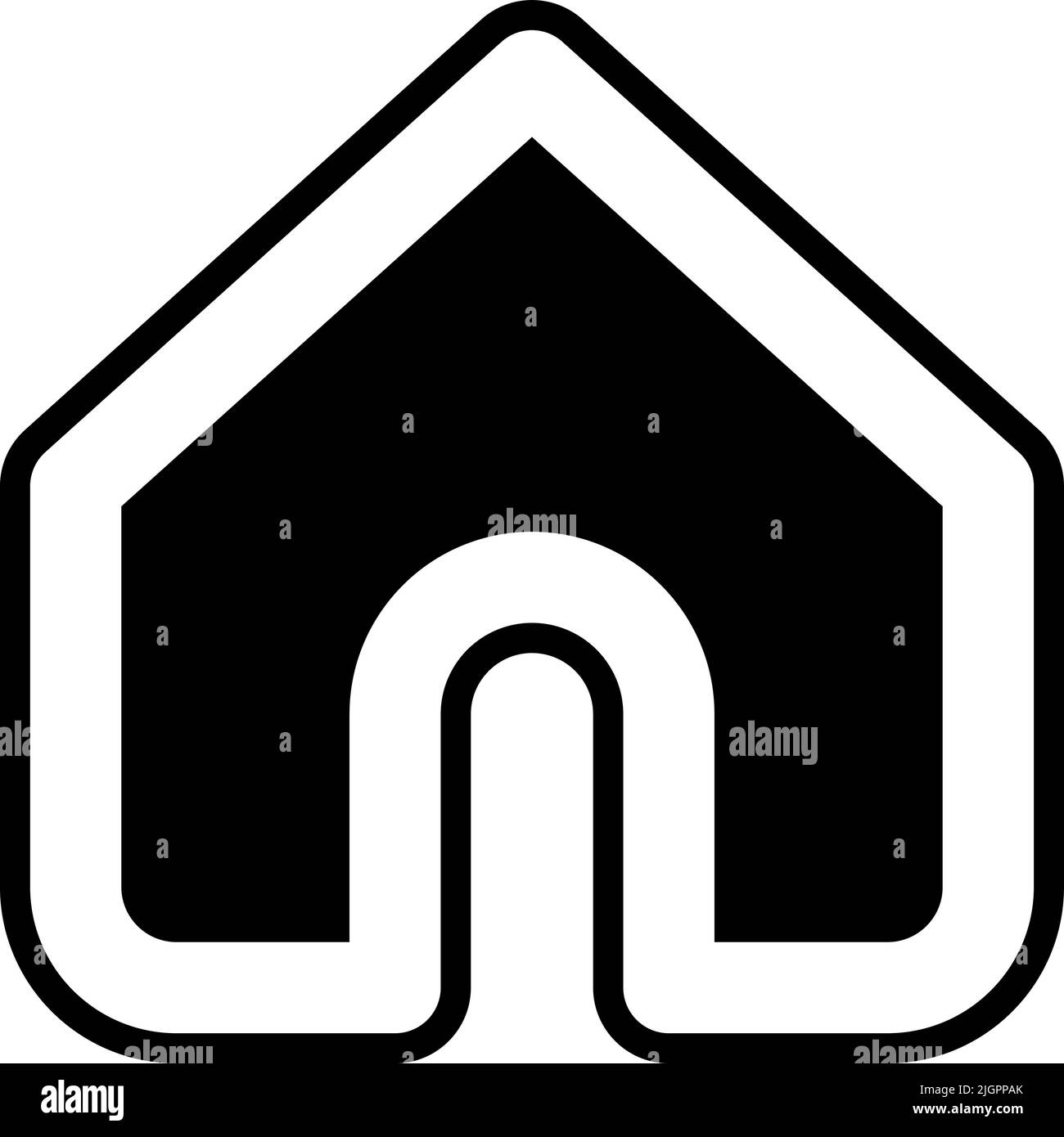 User interface home icon Stock Vector Image & Art - Alamy