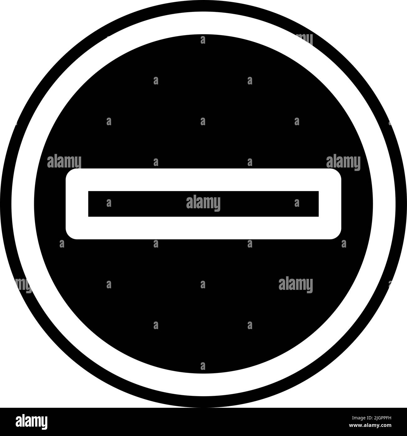 No entry prohibition sign Black and White Stock Photos & Images - Alamy