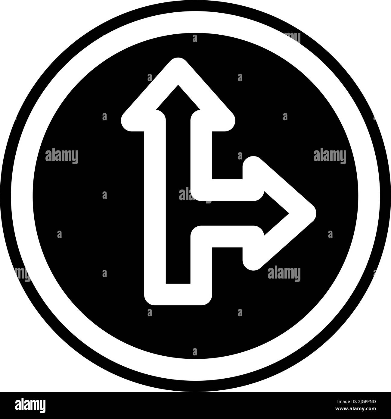 One way traffic signs Black and White Stock Photos & Images - Alamy