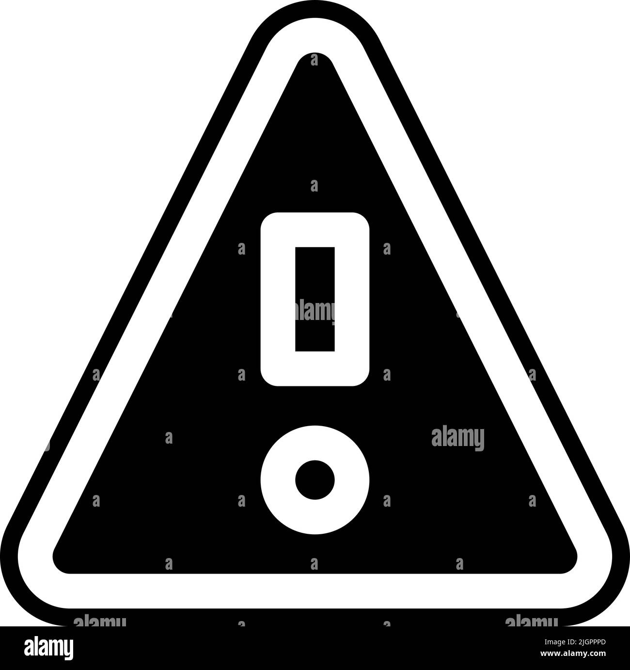 Traffic signs warning icon Stock Vector Image & Art - Alamy