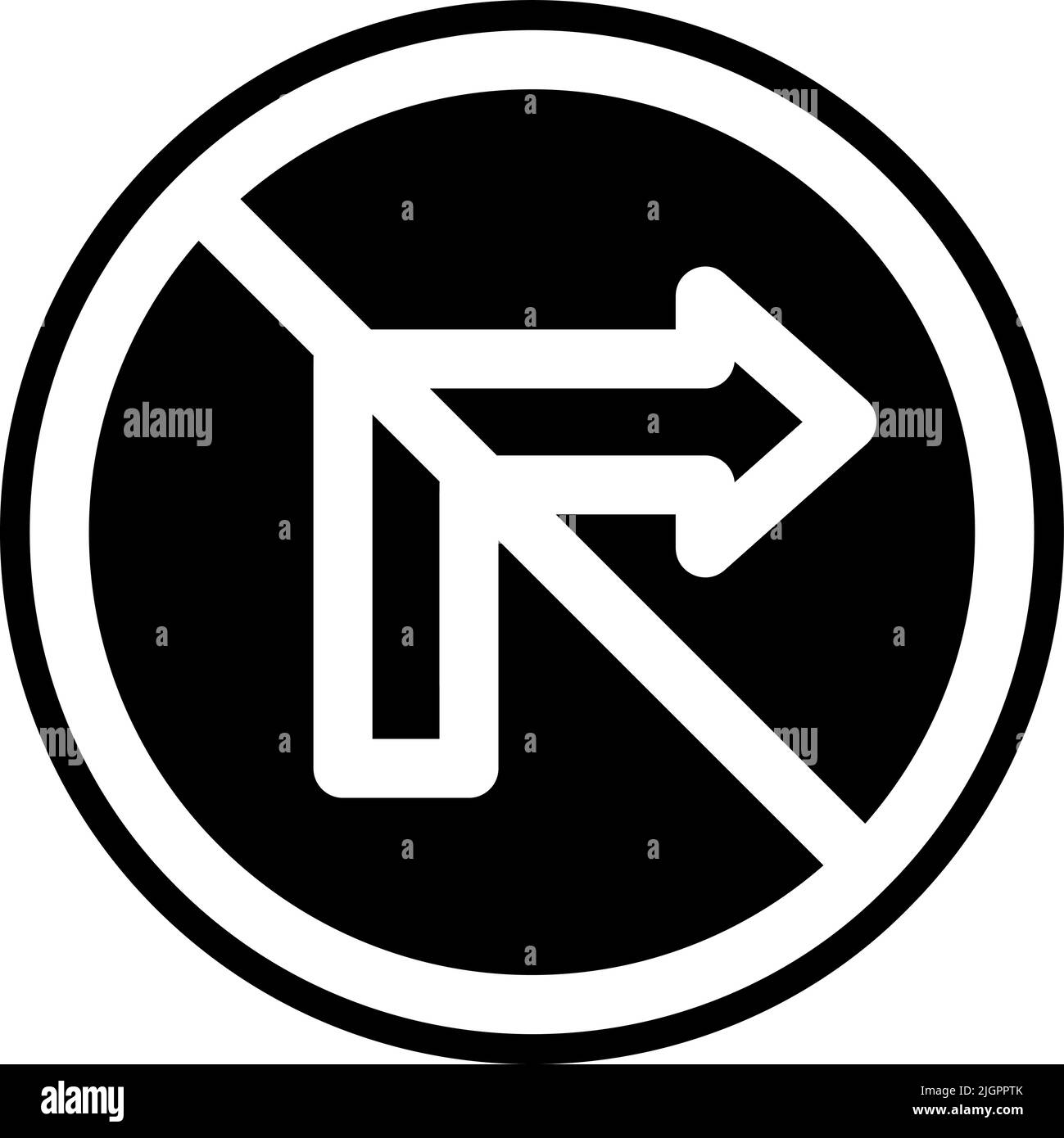 Traffic signs no right turn icon Stock Vector Image & Art - Alamy Traffic signs no right turn icon Stock Vector Image & Art - Alamy