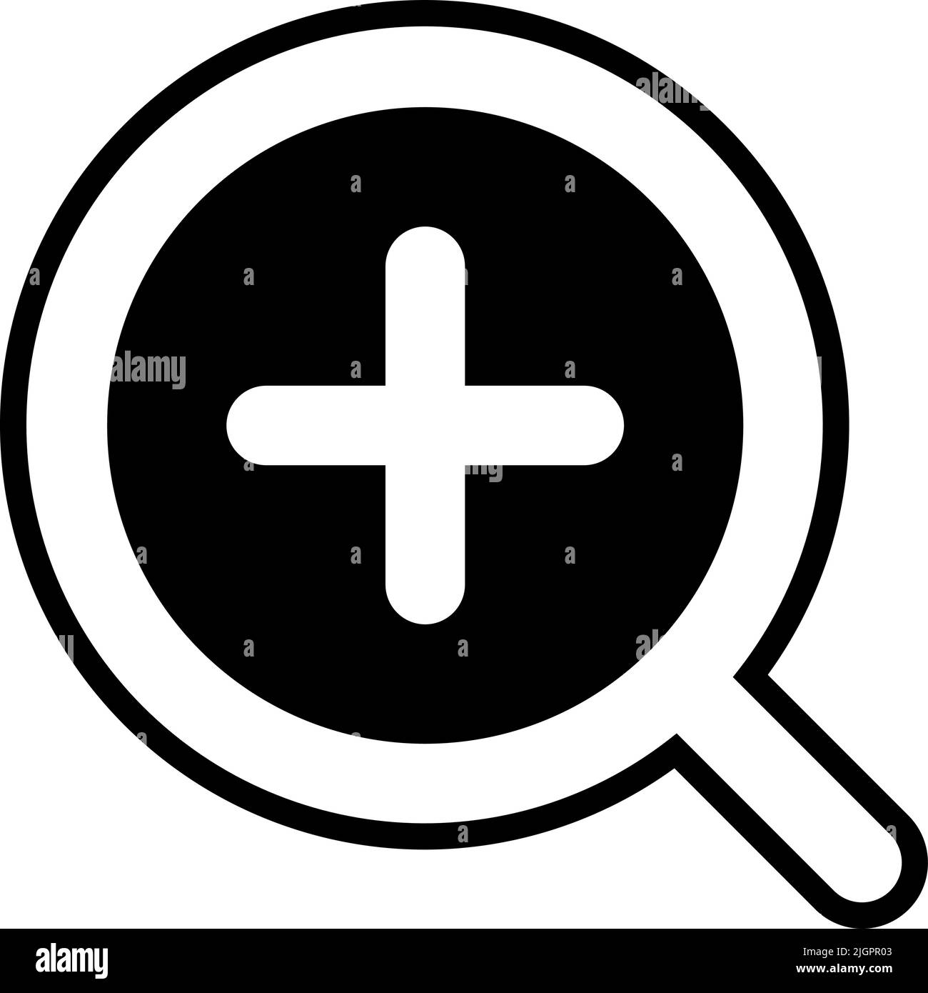 User interface zoom in icon Stock Vector Image & Art - Alamy