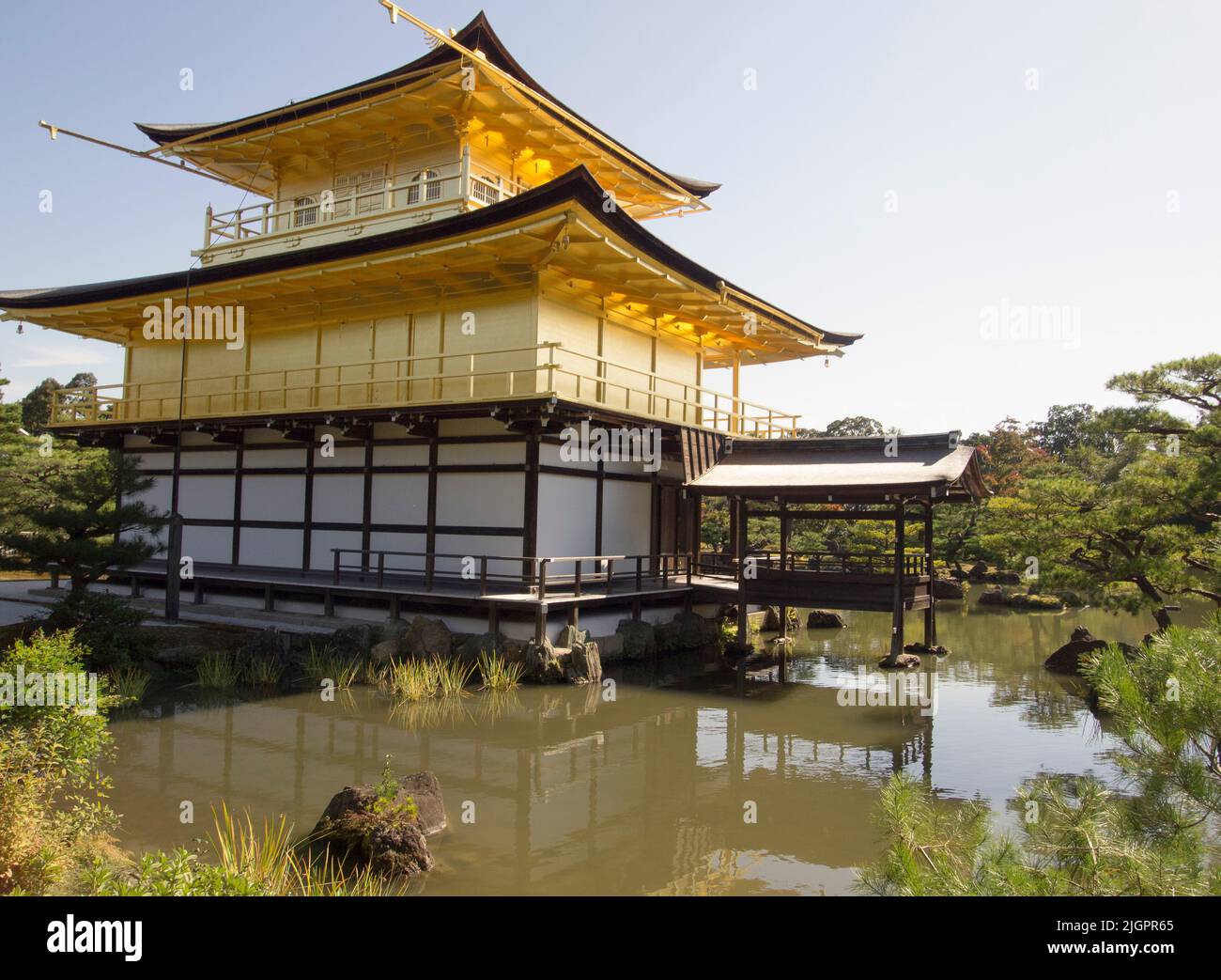 Kinkaku-ji .金閣寺. literally "Temple of the Golden Pavilion" in Kyoto ...
