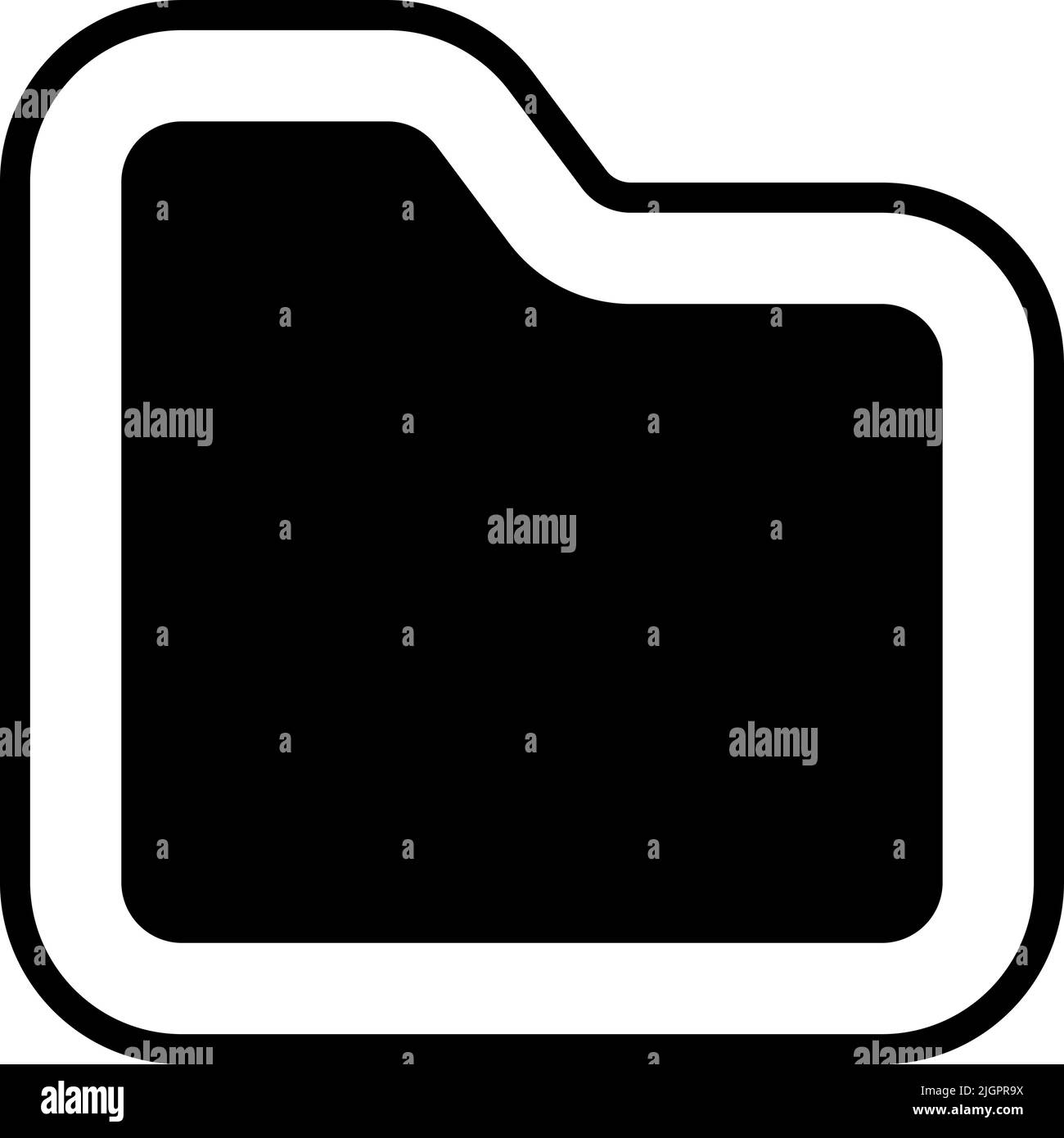 User interface folder icon Stock Vector Image & Art - Alamy