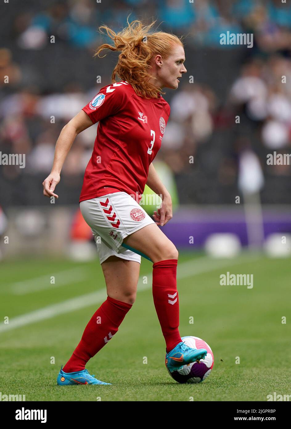 Denmark’s Stine Ballisager Pedersen in action during the UEFA Women's ...