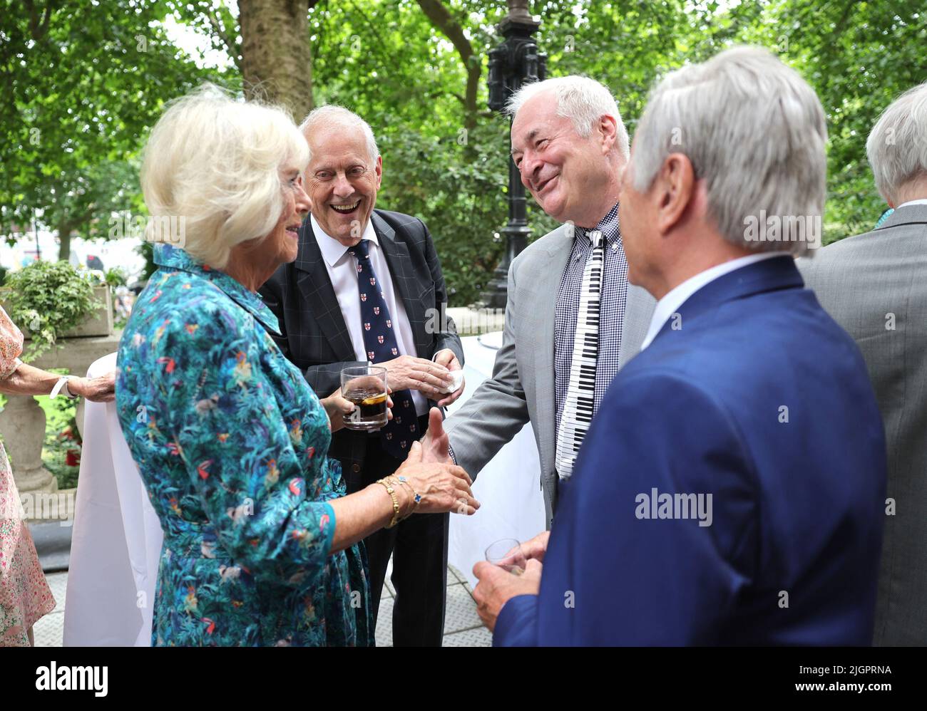 (left to right) The Duchess of Cornwall, Gyles Brandreth, Paul ...