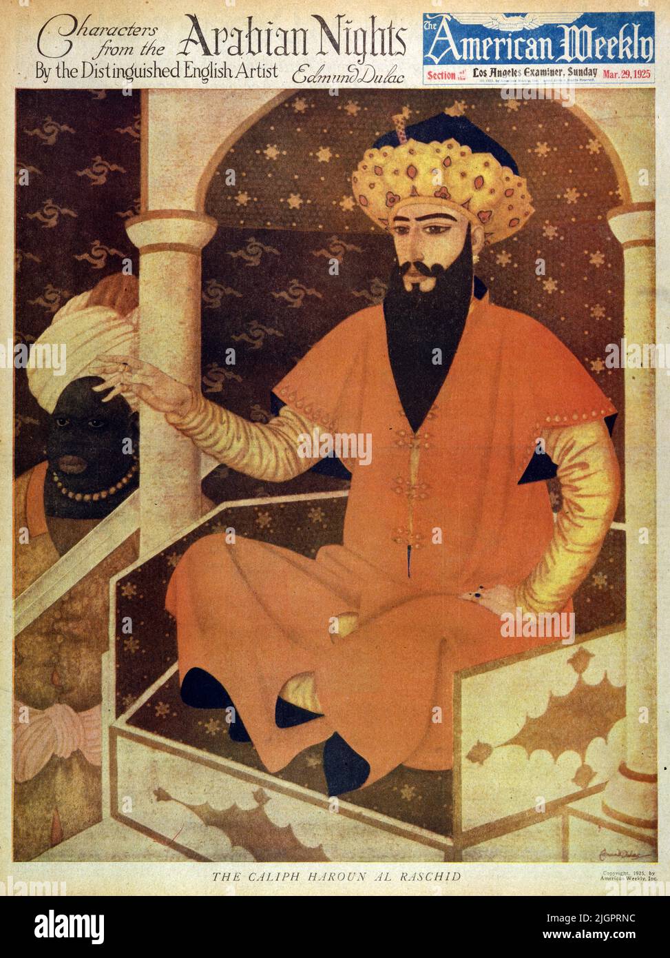 "The Caliph Haroun Al Raschid" published on March 29, 1925 in the ...
