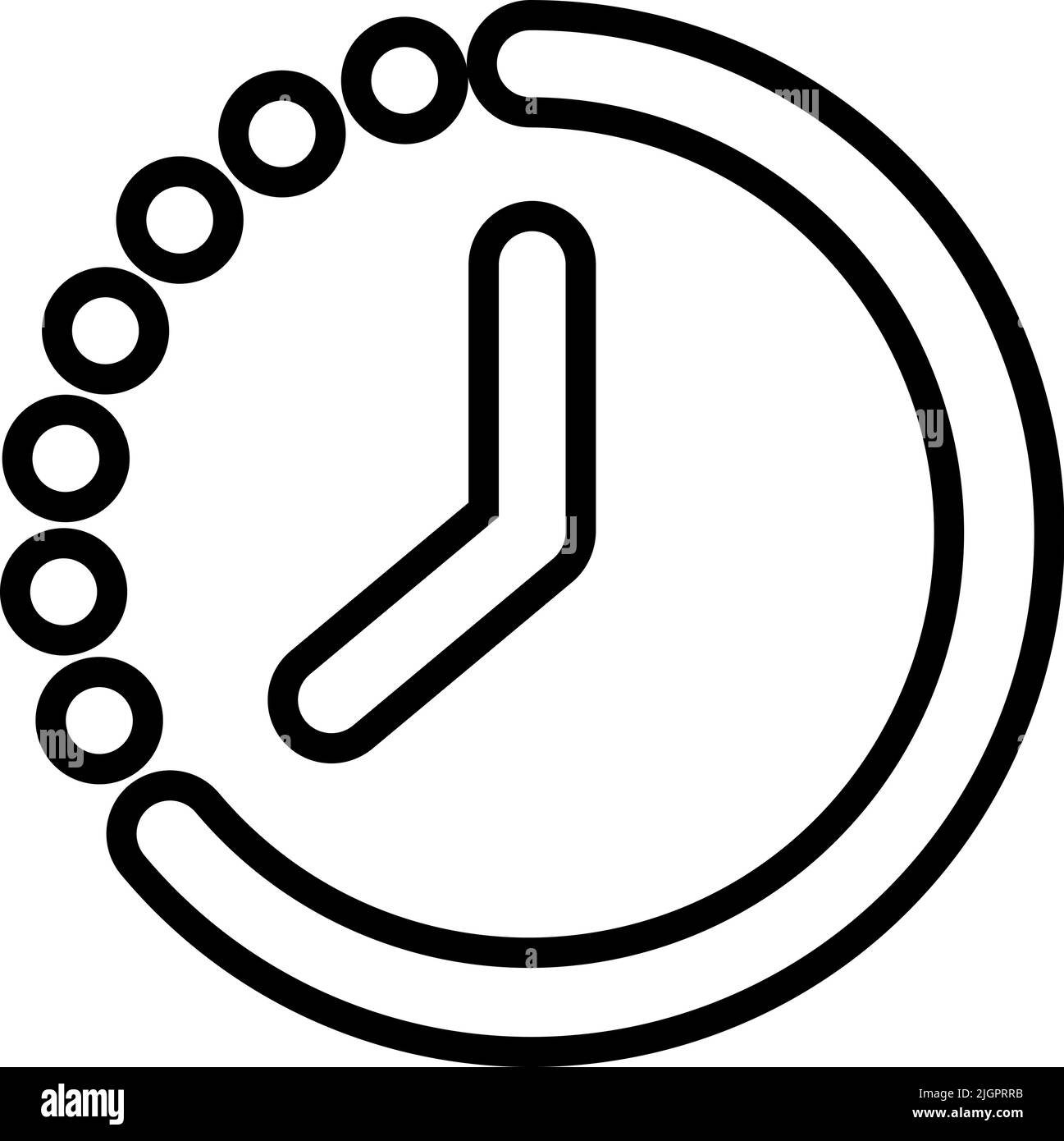 User interface wall clock icon Stock Vector Image & Art - Alamy