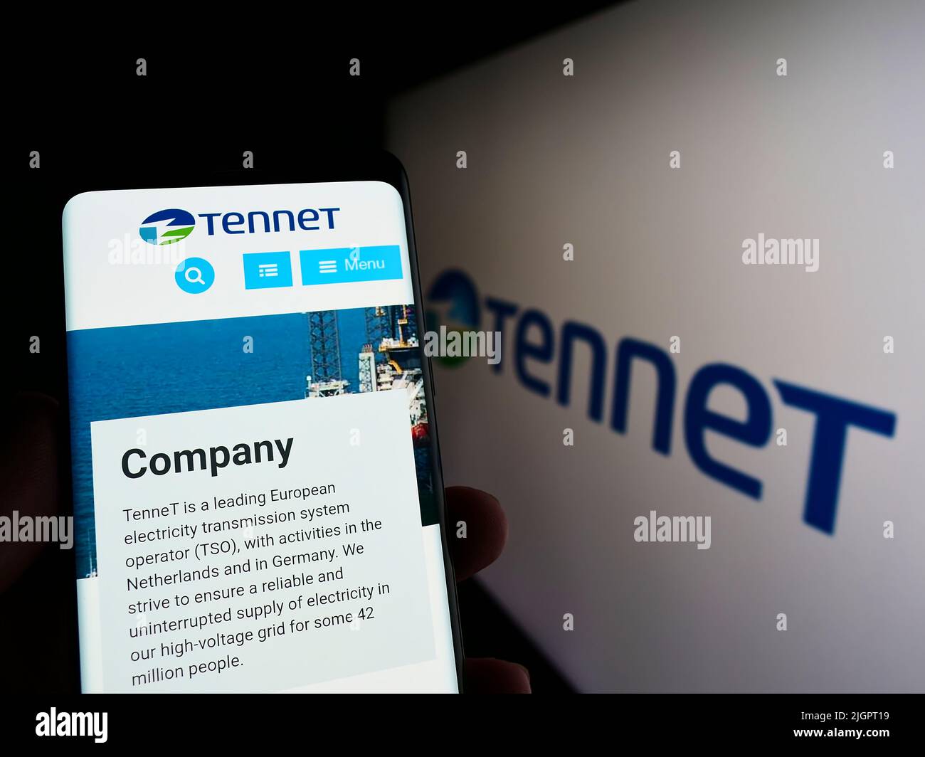 Tennet logo hi-res stock photography and images - Alamy