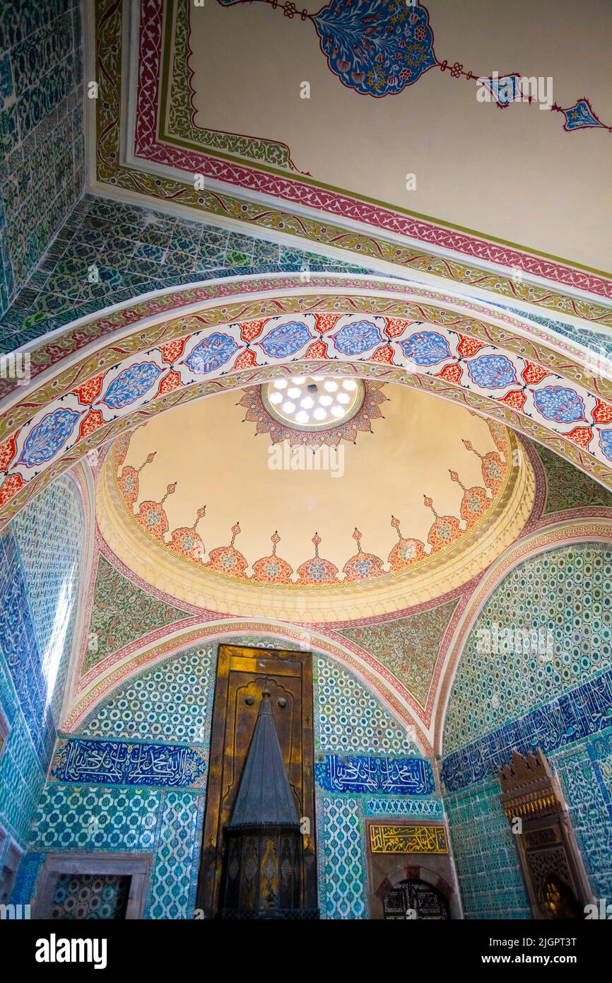 Details of Topkapi Harem, Topkapi Palace, Istanbul, Turkey, Western ...