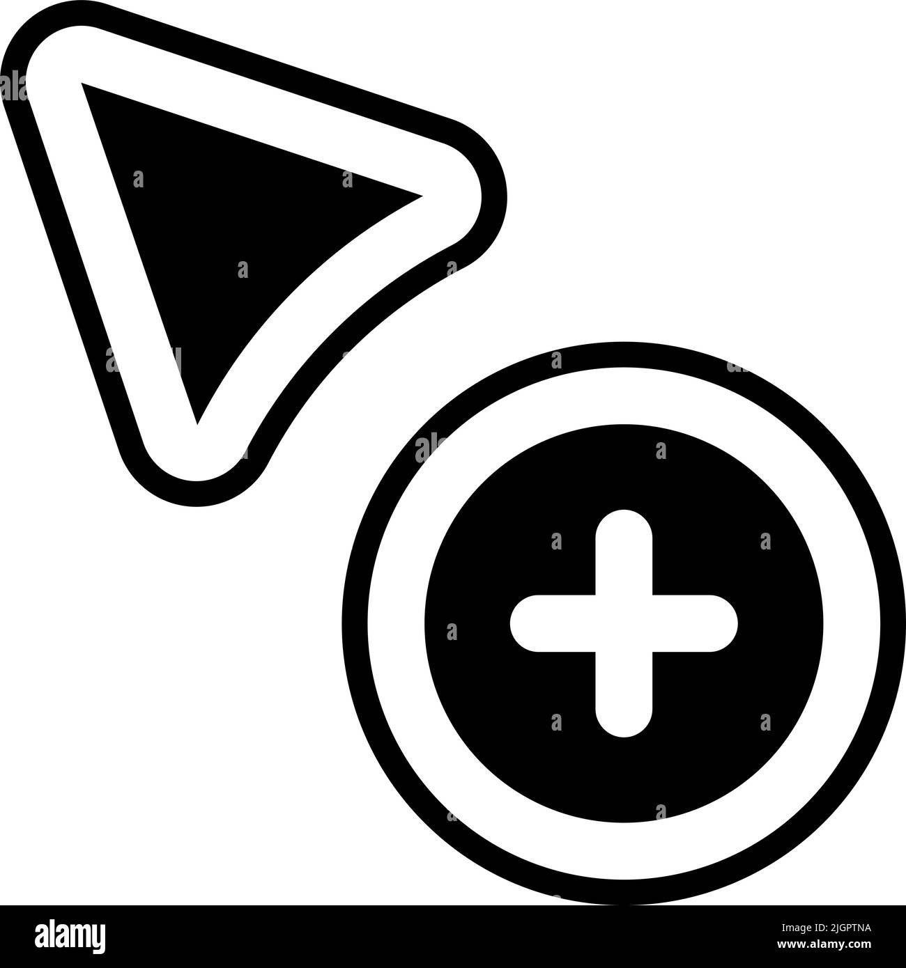 User interface add icon Stock Vector Image & Art - Alamy