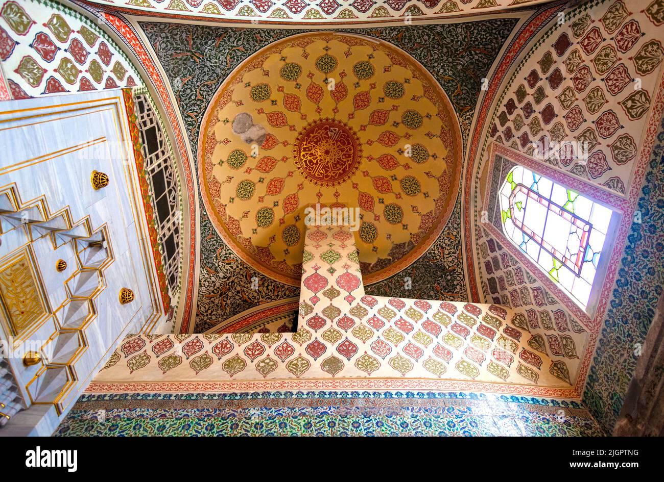 Details of Topkapi Harem, Topkapi Palace, Istanbul, Turkey, Western ...