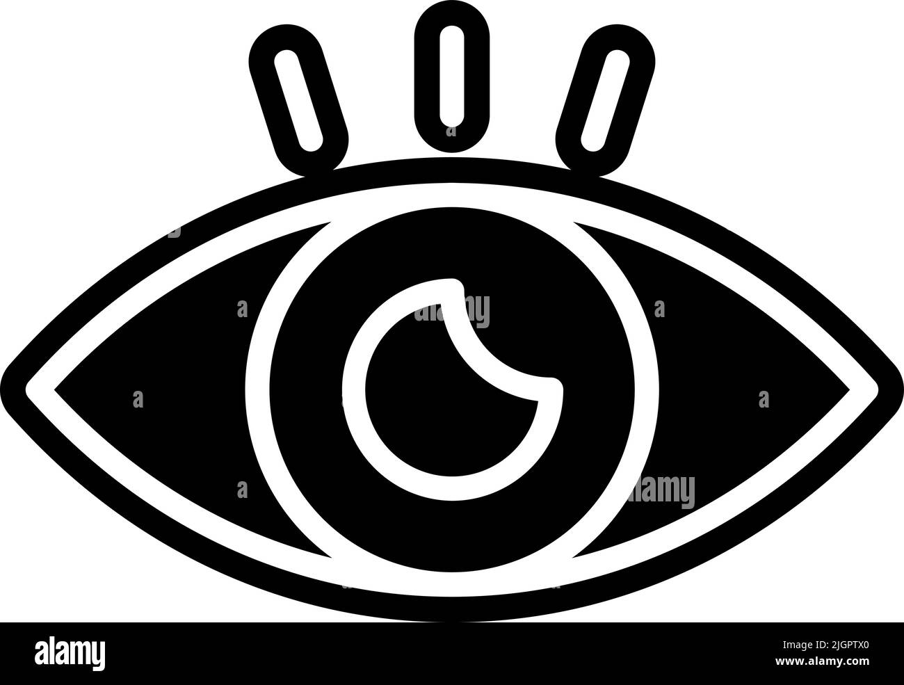 User interface eye icon Stock Vector Image & Art - Alamy