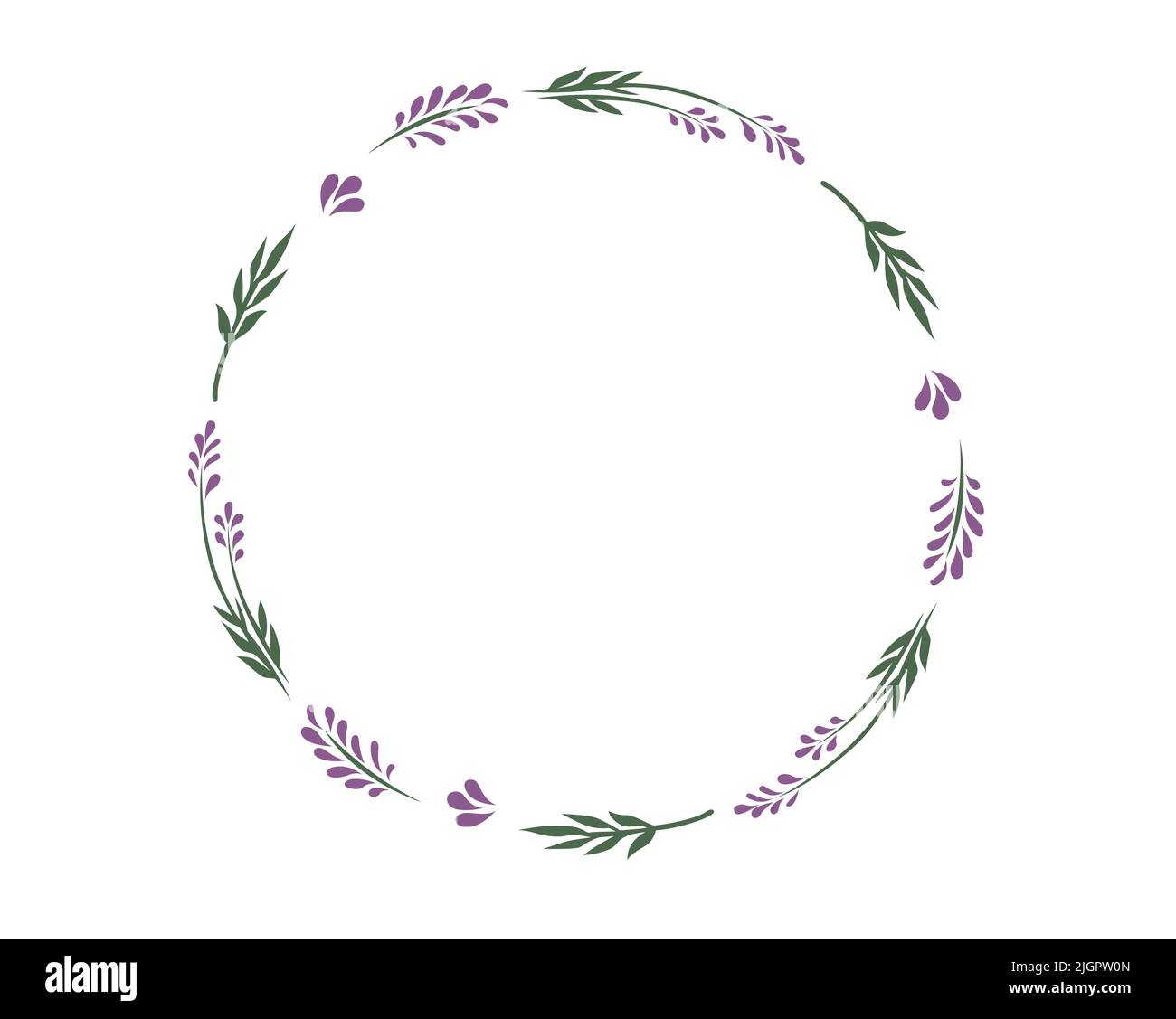 Lavender frame hi-res stock photography and images - Alamy