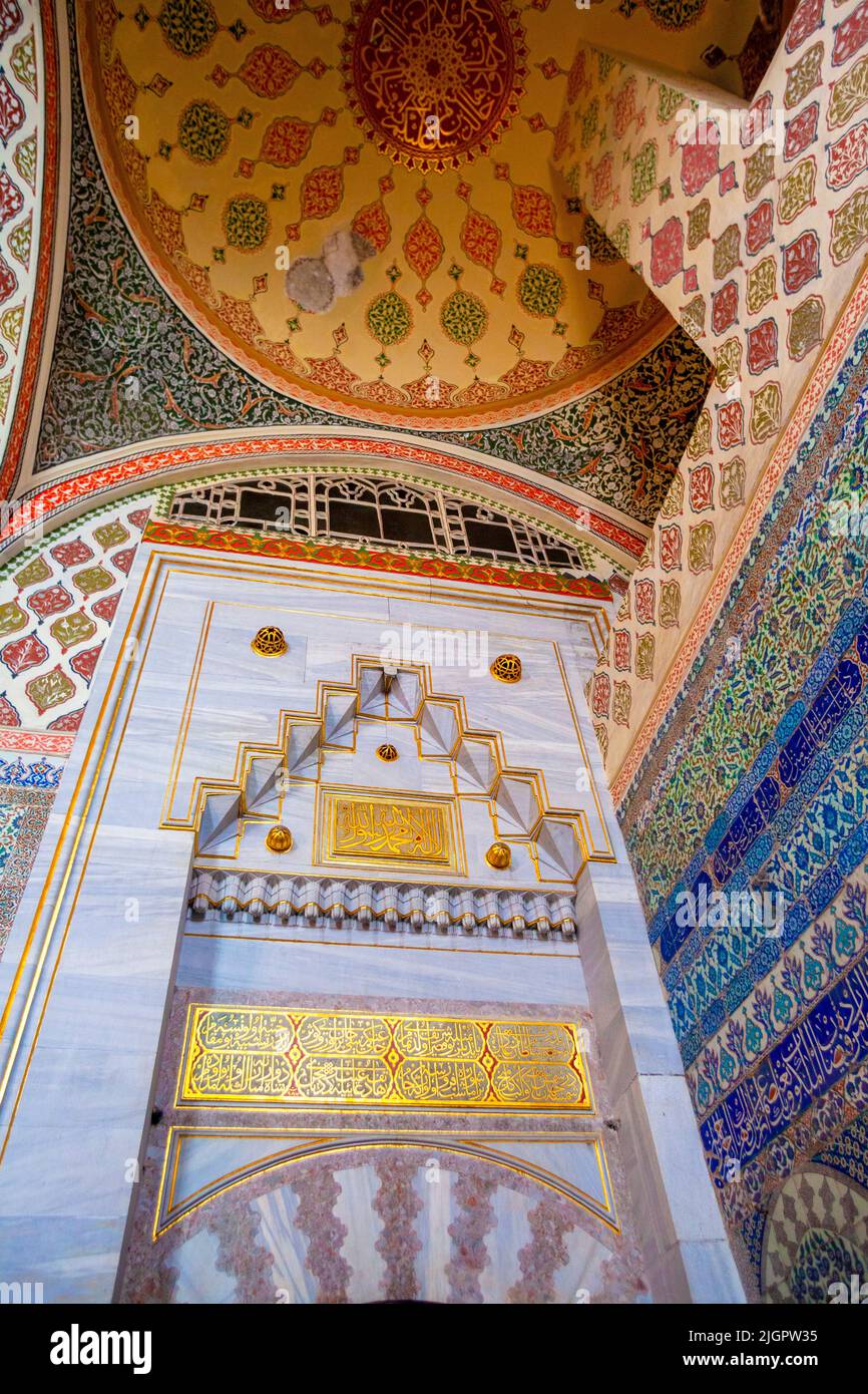 Details of Topkapi Harem, Topkapi Palace, Istanbul, Turkey, Western ...