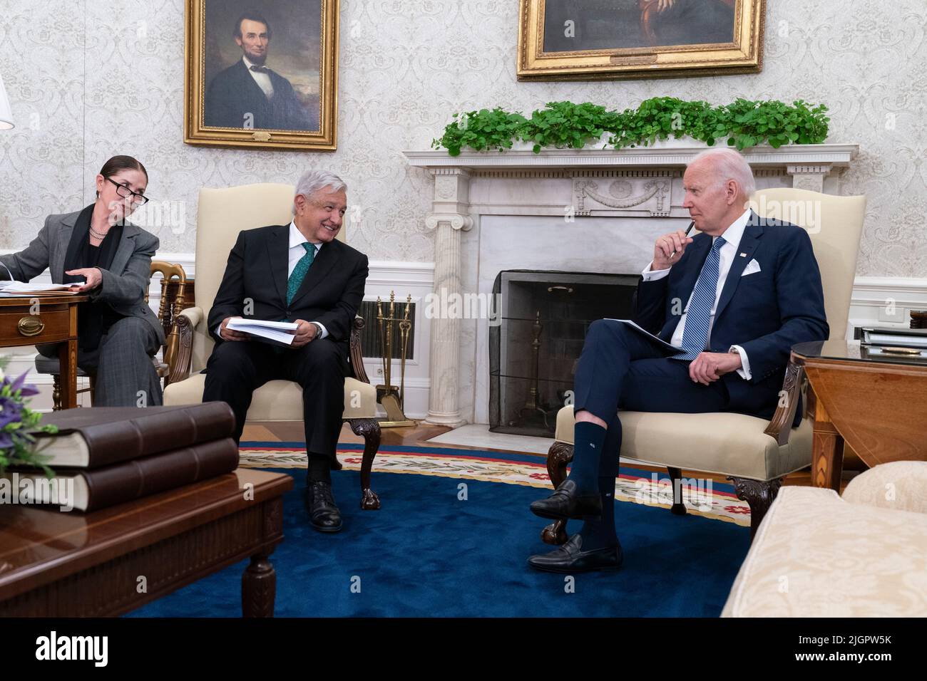 United States President Joe Biden meets with President Andrés Manuel ...