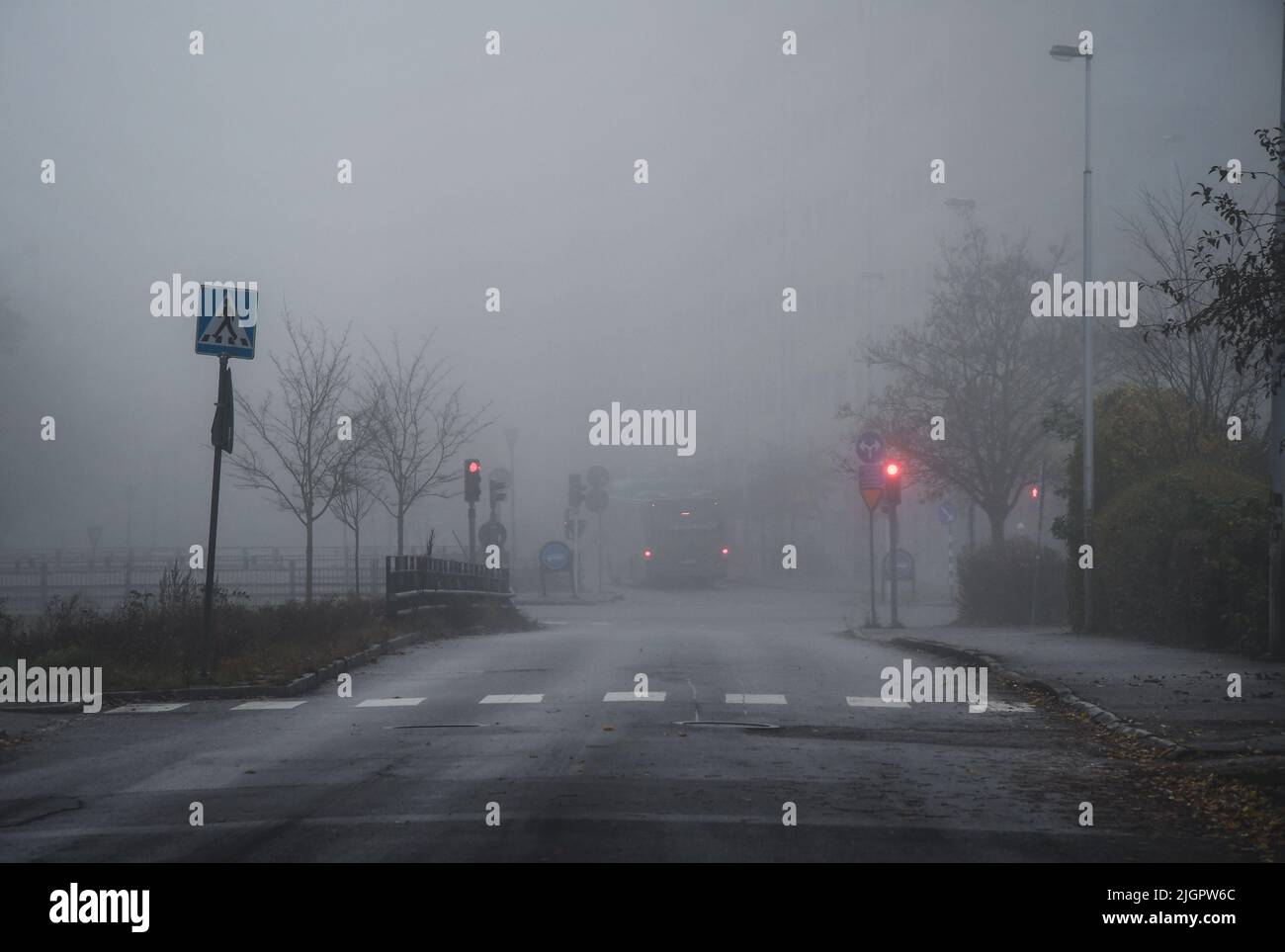 Scary city street perspective hi-res stock photography and images - Alamy