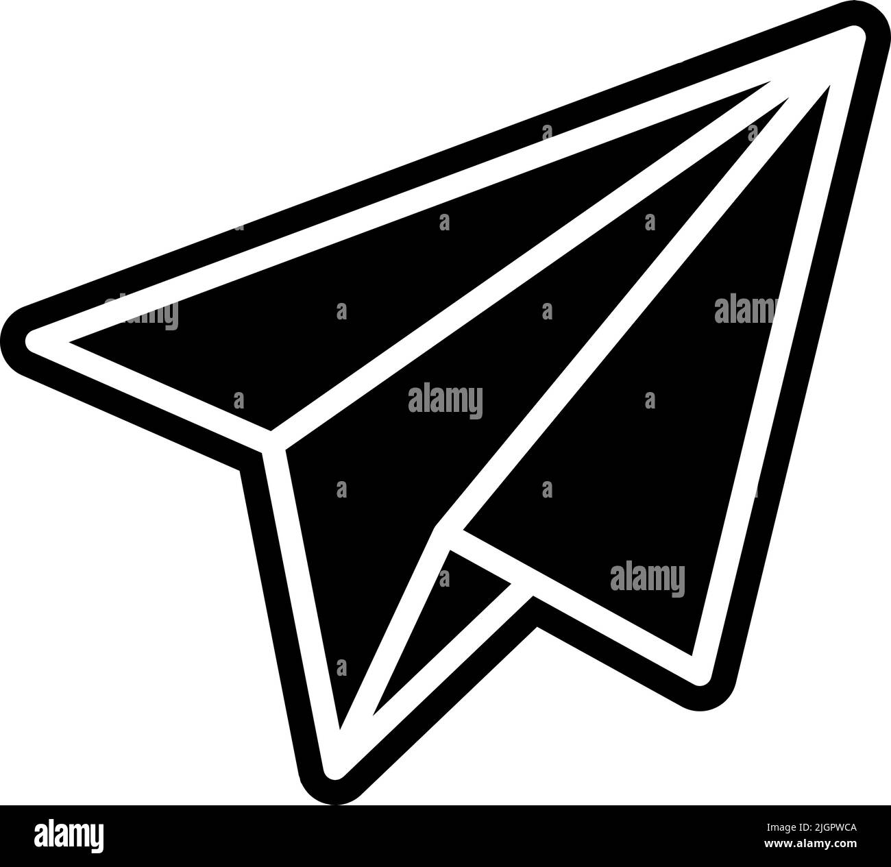 Airplane simple Black and White Stock Photos & Images - Alamy