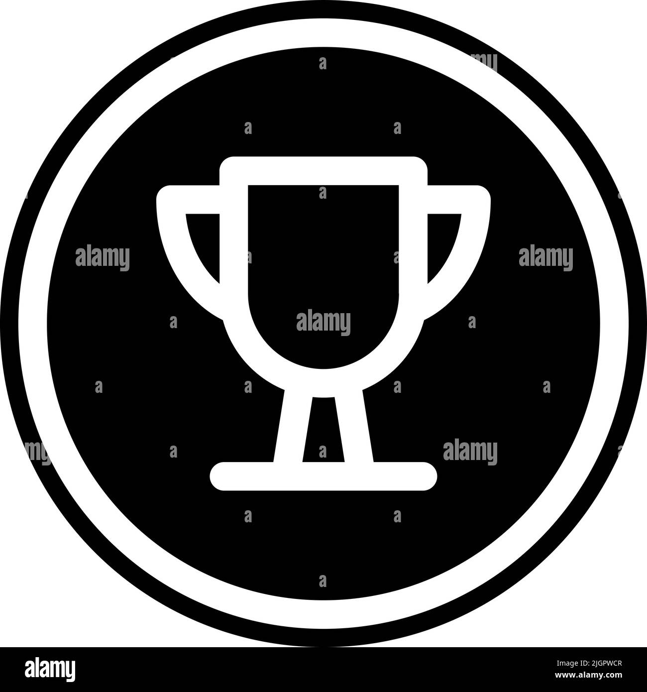 Trophy cartoon icon button hi-res stock photography and images - Alamy