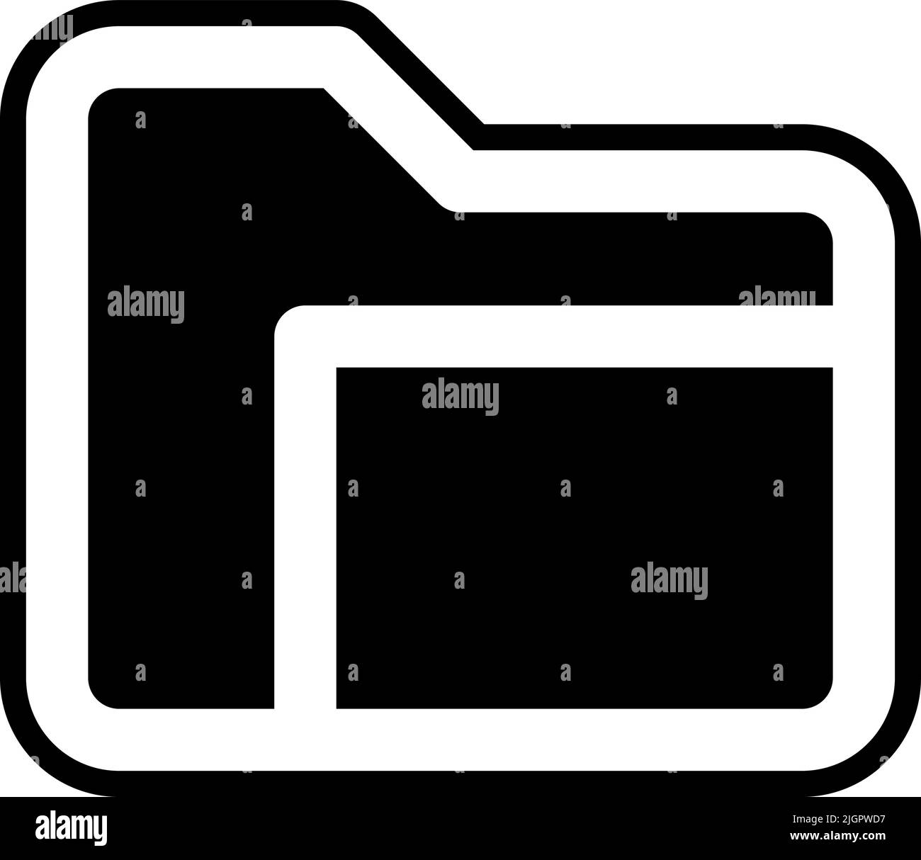 User interface folder icon Stock Vector Image & Art - Alamy