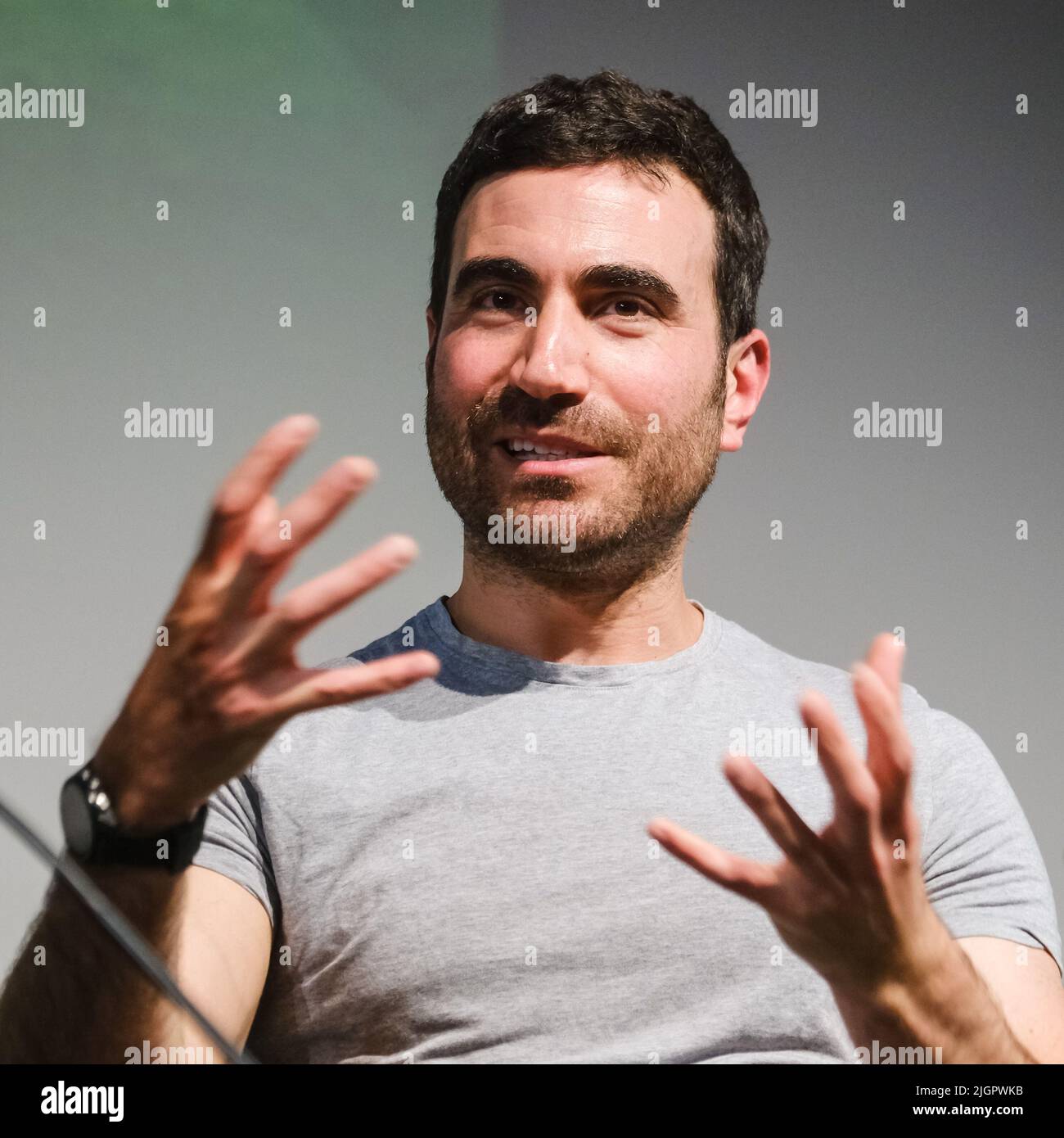 UK. Monday, Jul. 11, 2022. Brett Goldstein on stage at Mark Kermode in ...