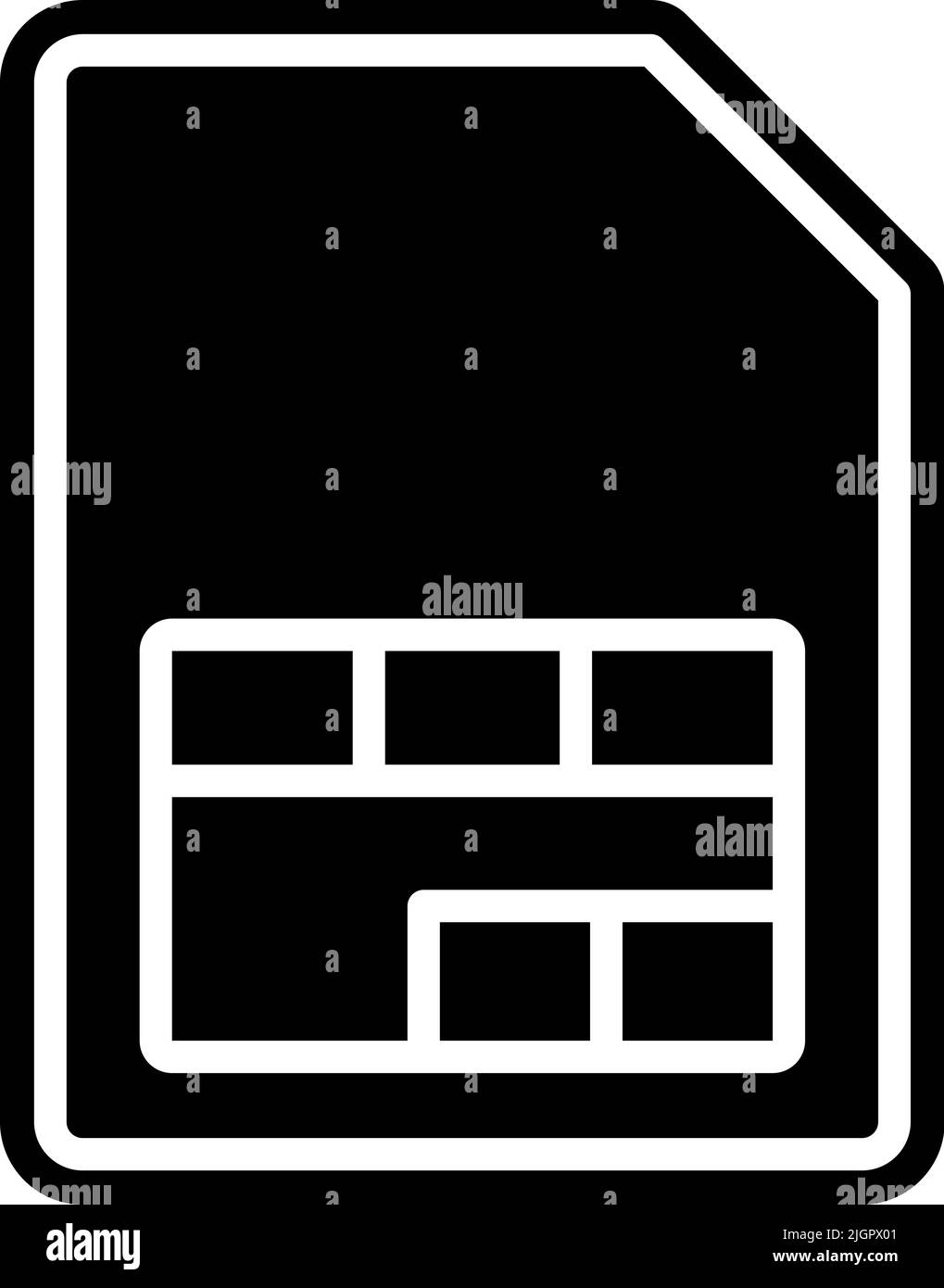 User interface sim card icon Stock Vector Image & Art - Alamy