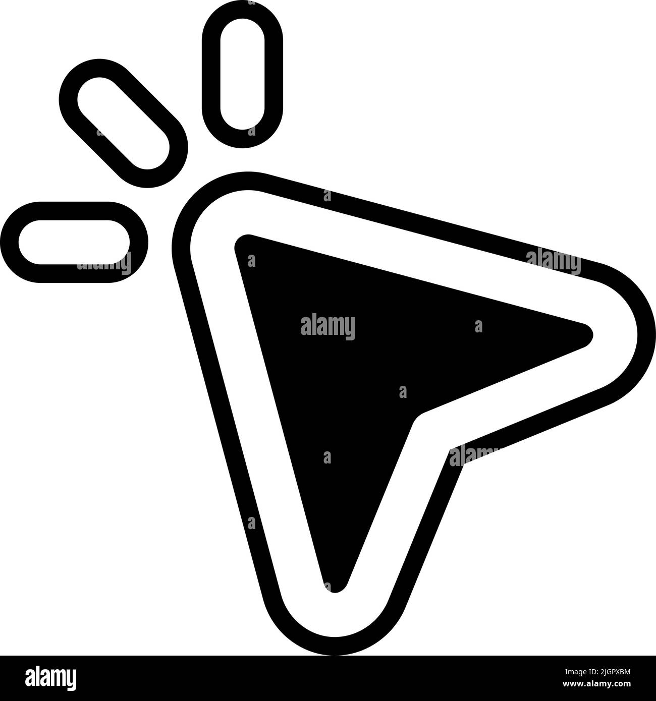 User interface mouse clicker icon Stock Vector Image & Art - Alamy