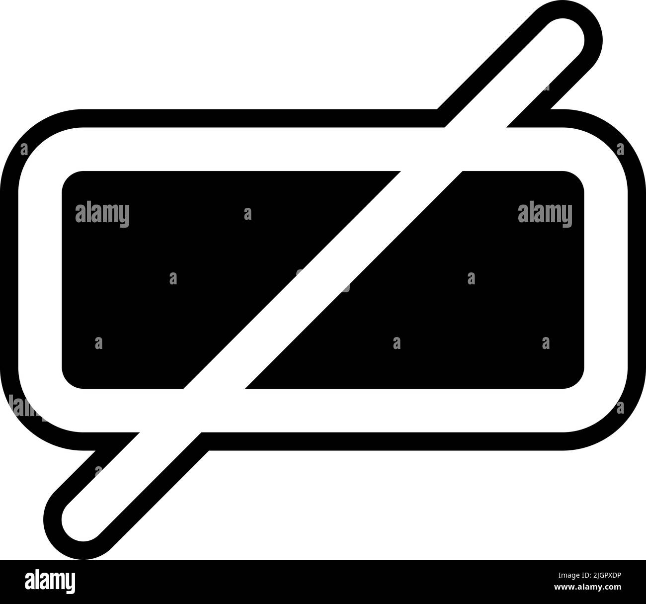 User interface empty battery icon Stock Vector Image & Art - Alamy