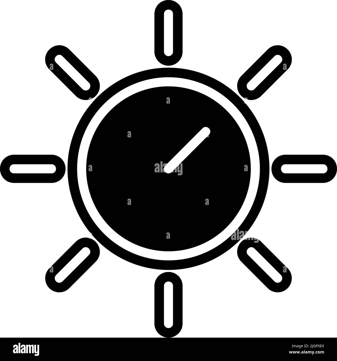 User interface sun icon Stock Vector Image & Art - Alamy