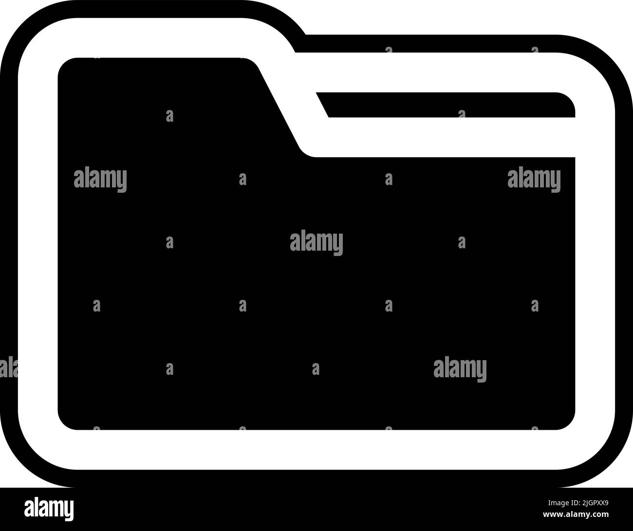 User interface folder icon Stock Vector Image & Art - Alamy