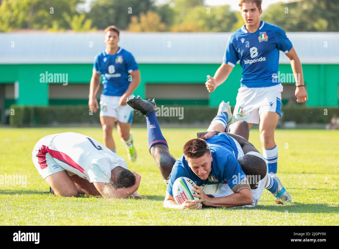 Monigo stadium, Treviso, Italy, July 12, 2022, Tommaso Scramoncin ...