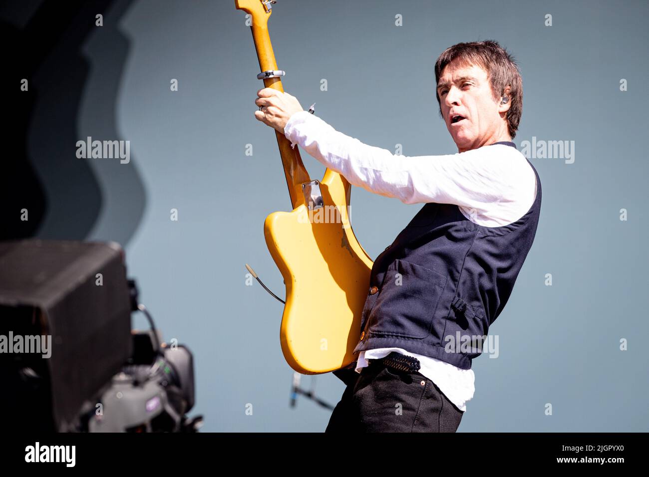 London, UK - July 9th, 2022: Johnny Marr performing at American Express ...