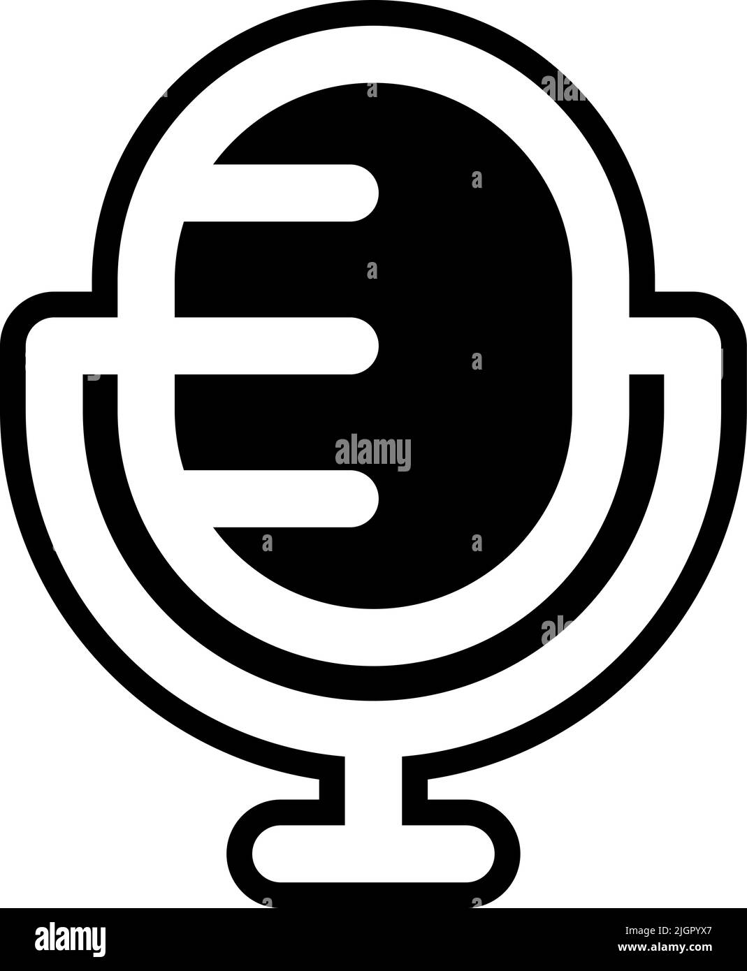 User interface microphone icon Stock Vector Image & Art - Alamy
