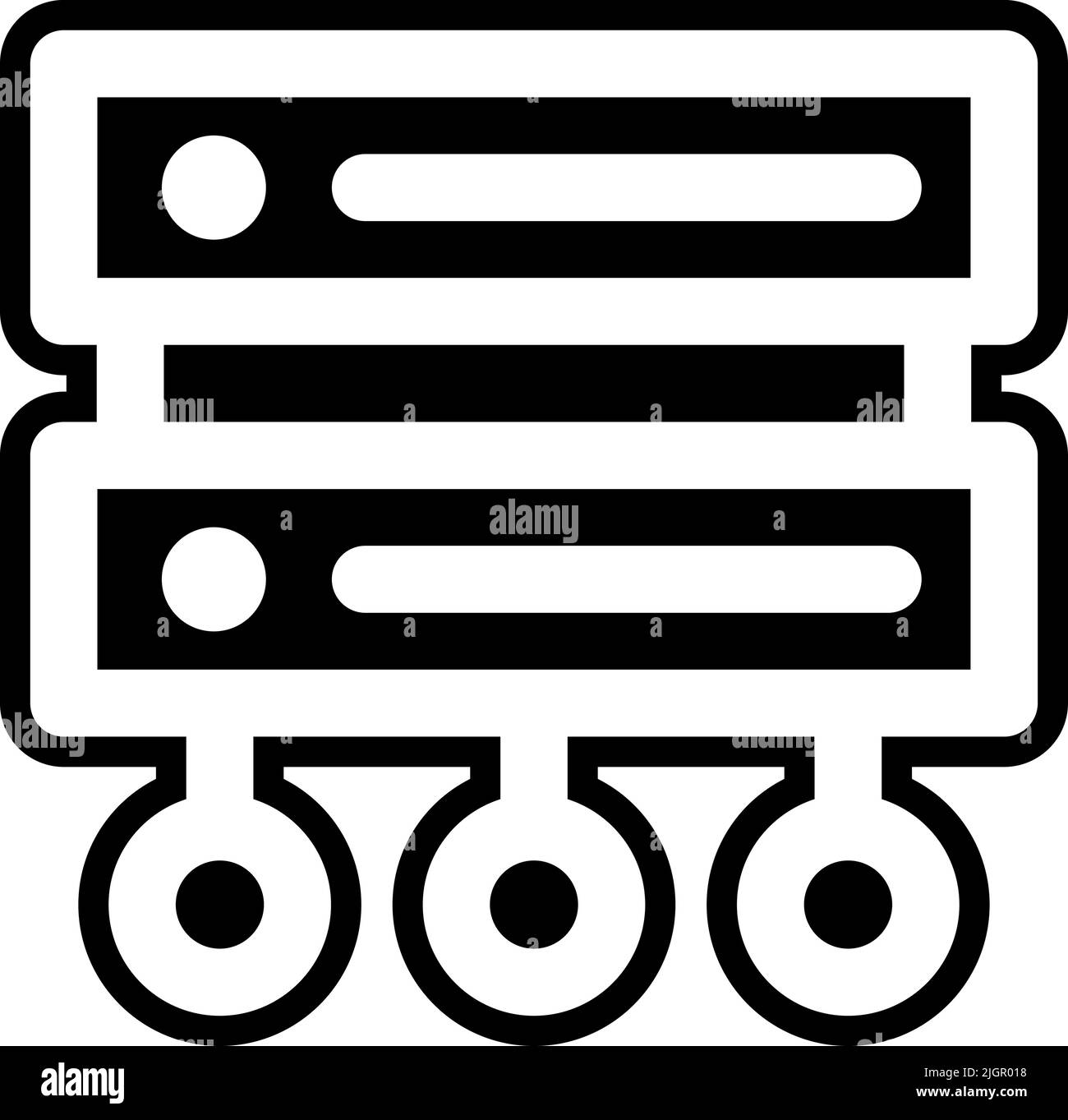 User interface server icon Stock Vector Image & Art - Alamy