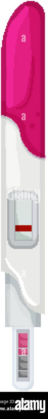 pregnancy pregnant test cartoon vector illustration Stock Vector Image ...